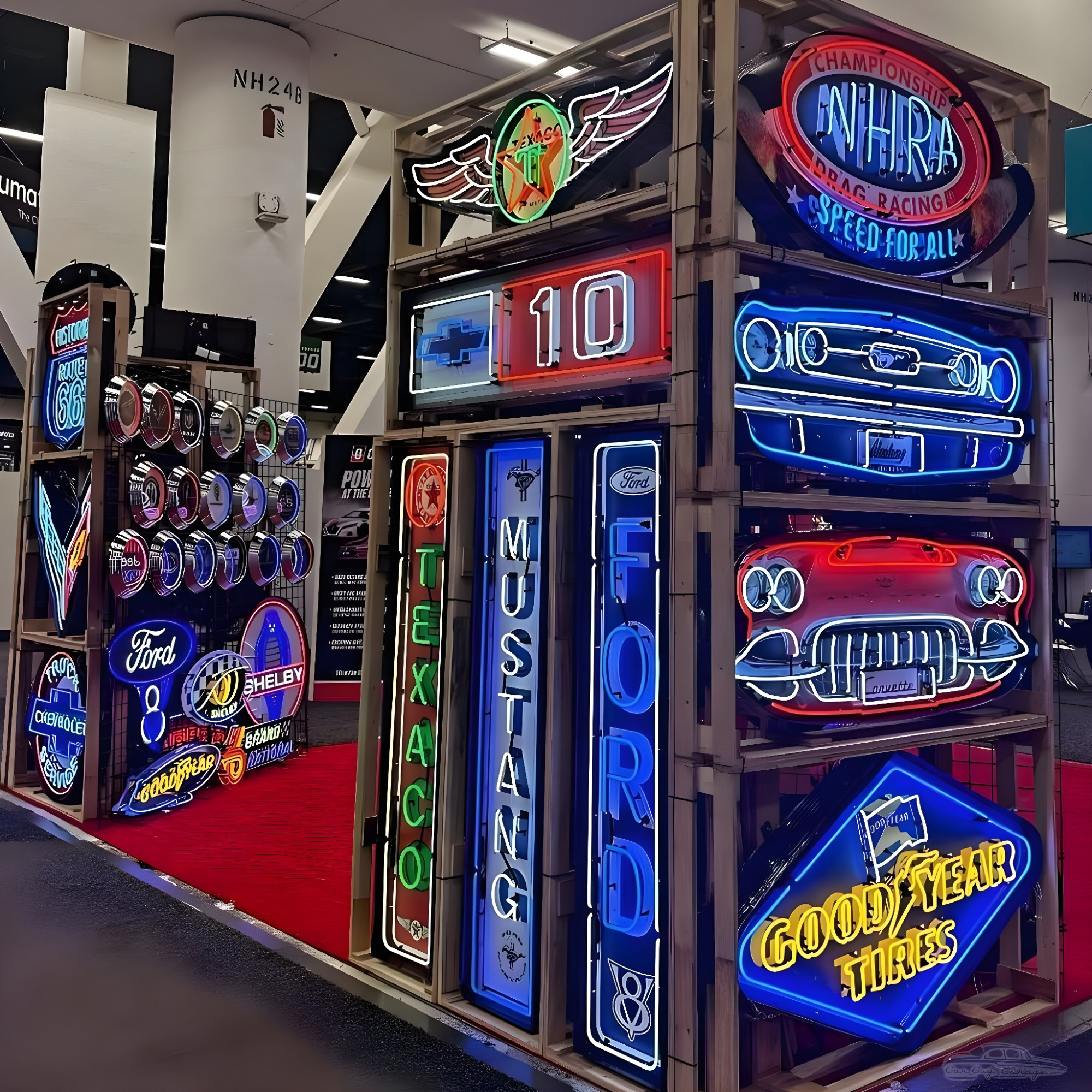 Chevrolet C10 Truck Neon Sign - Iconic Glow in Steel Can