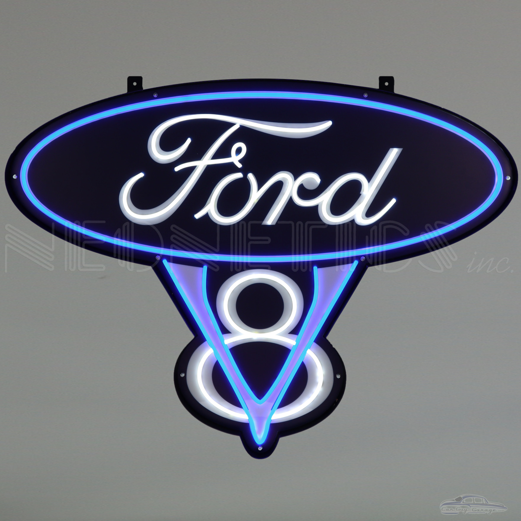 Ford V8 LED Flex Rope Sign - Iconic Glow for Your Space