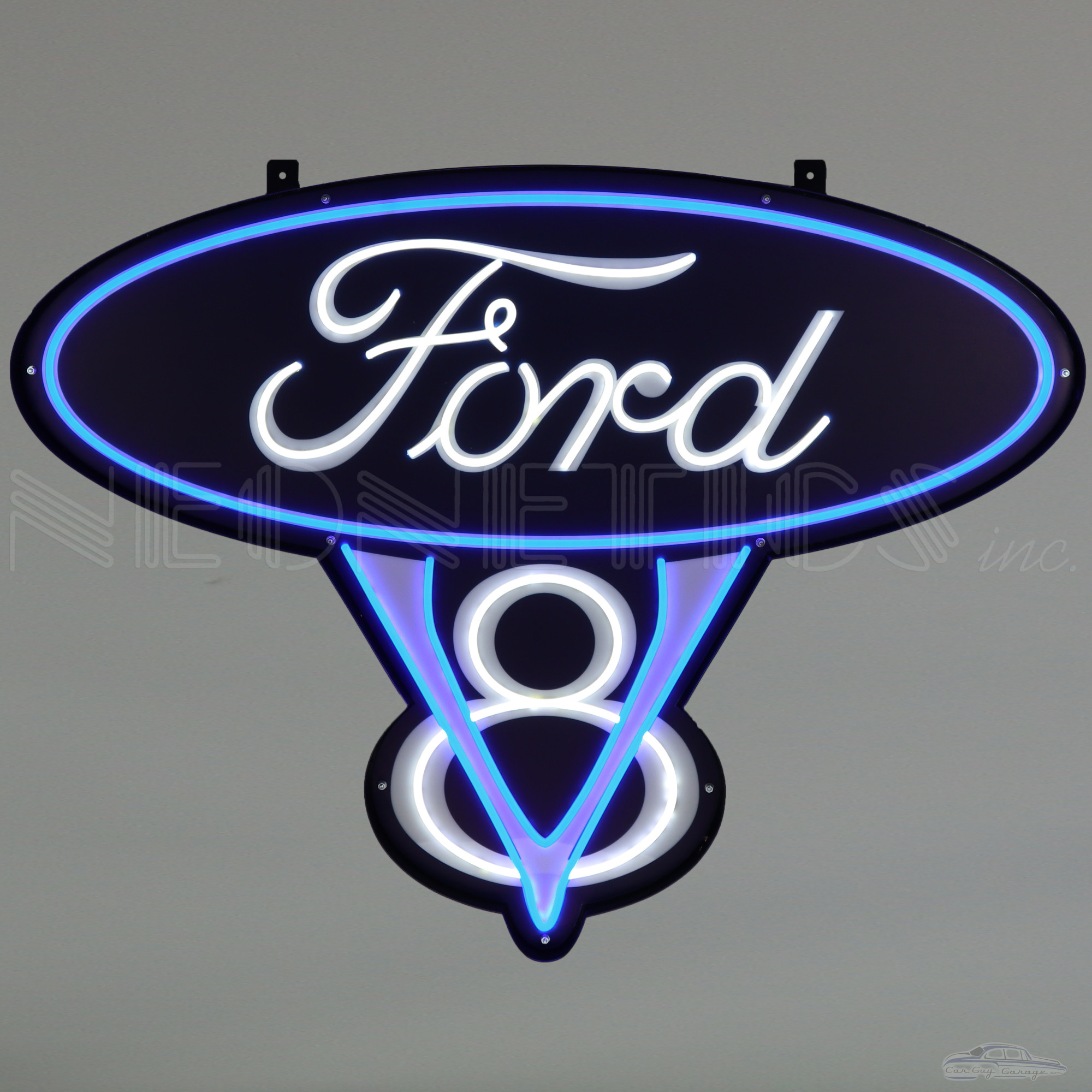 Ford V8 LED Flex Rope Sign - Iconic Glow for Your Space