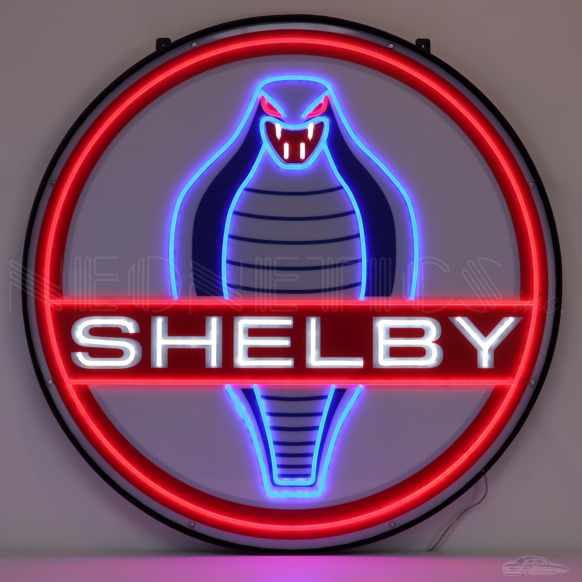 Shelby Round 36" LED Flex Rope Sign - Iconic Automotive Decor