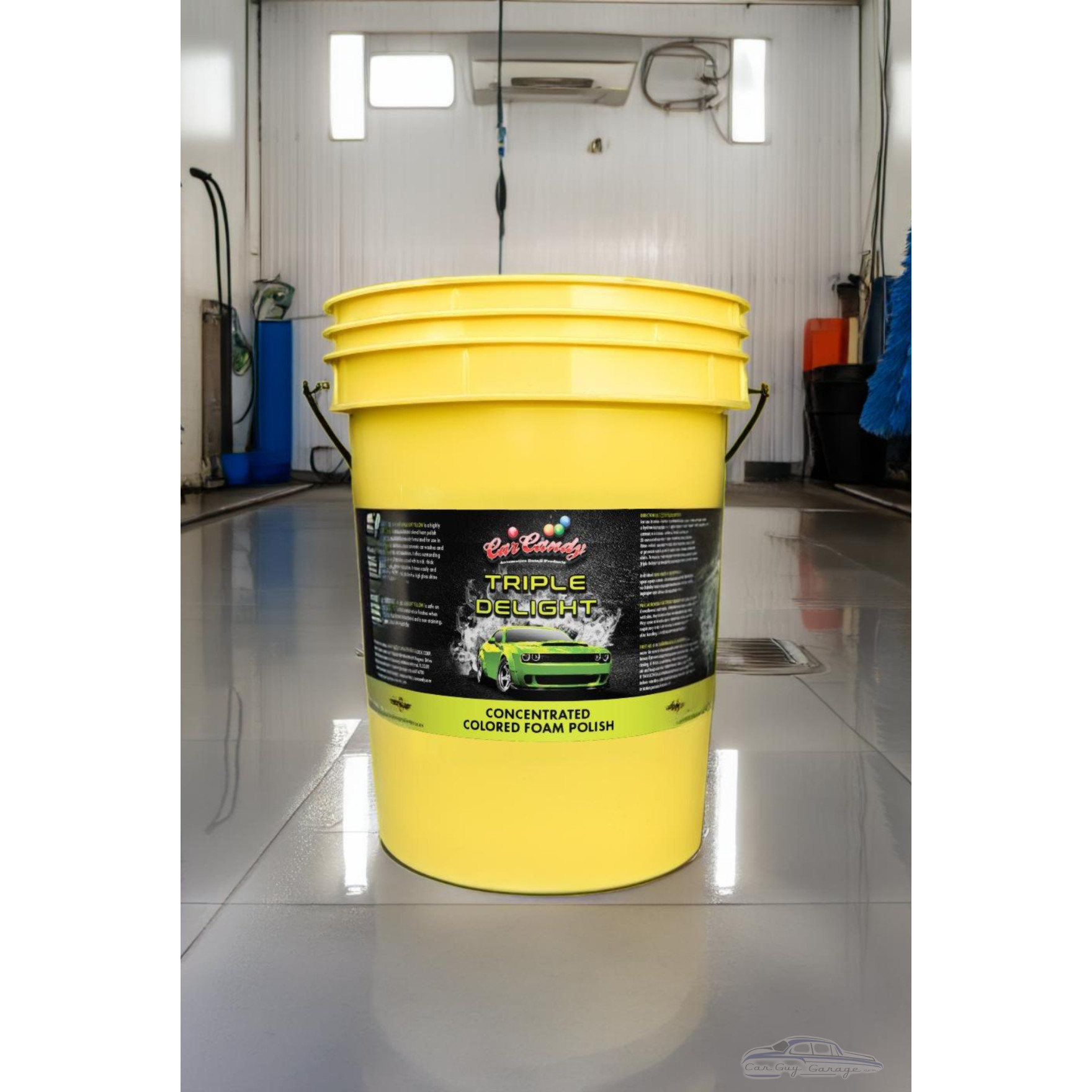 5 Gallons Yellow Foam Polish - Vibrant Car Wash Shine & Protection