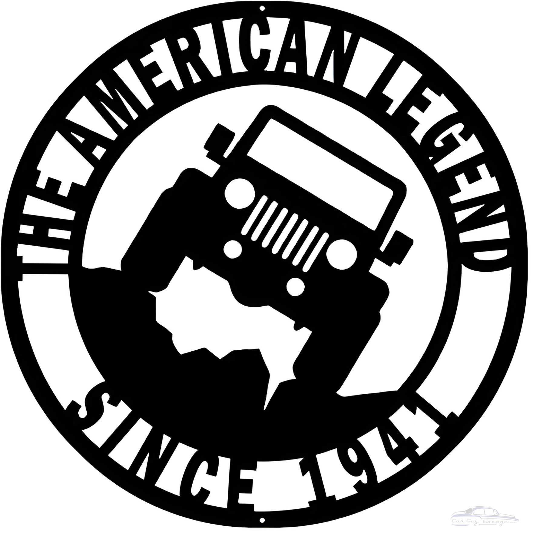American Legend Jeep Laser Cut Out Wall Art Silhouette Metal Sign - 14 ...