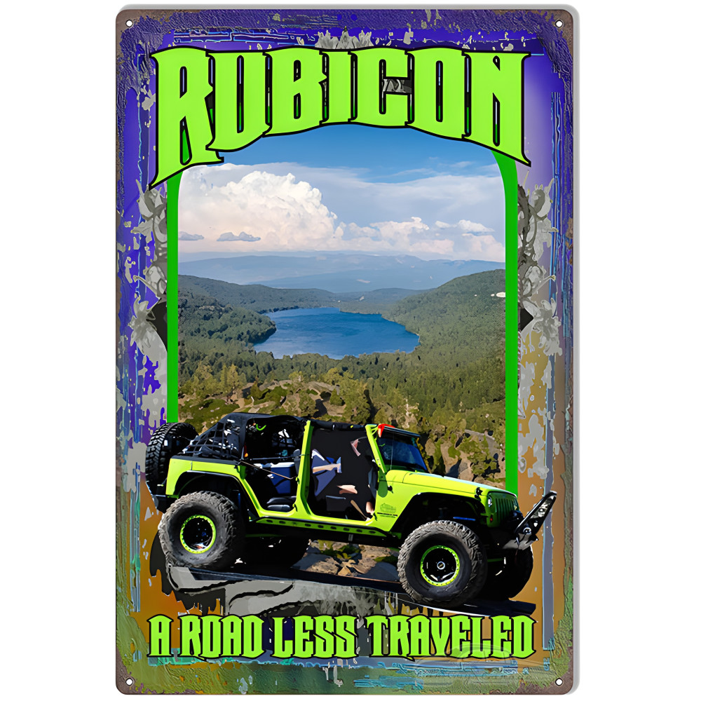 Only In A Jeep Neon Sign - Vibrant, Iconic, Indoor Decor