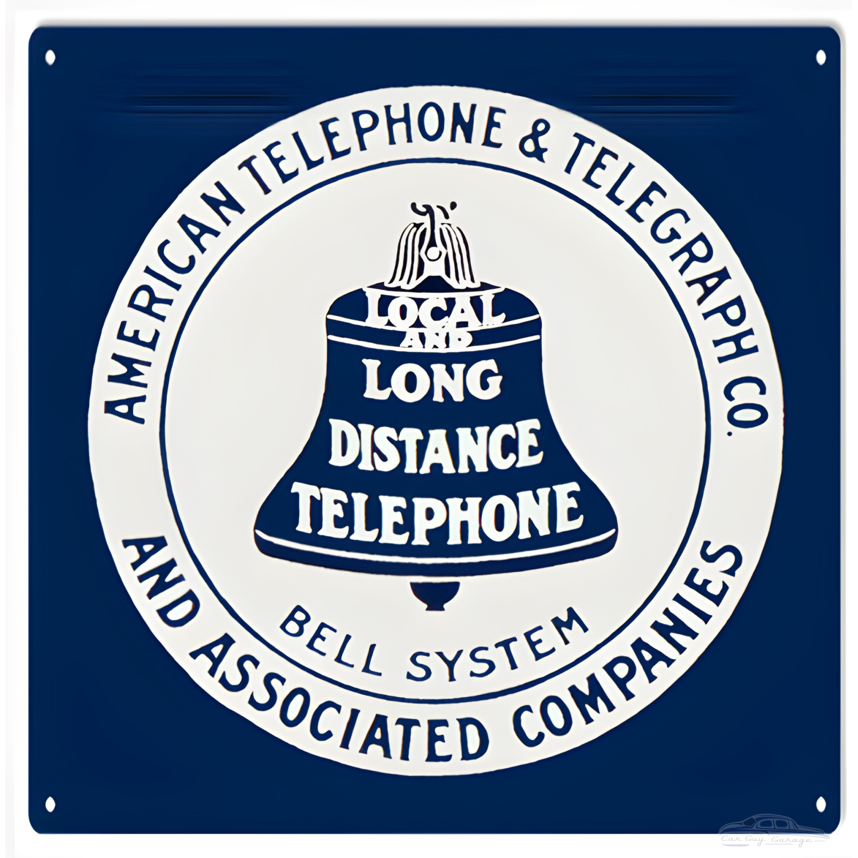American Telephone & Telegraph Co. Metal Sign - 12" x 18"