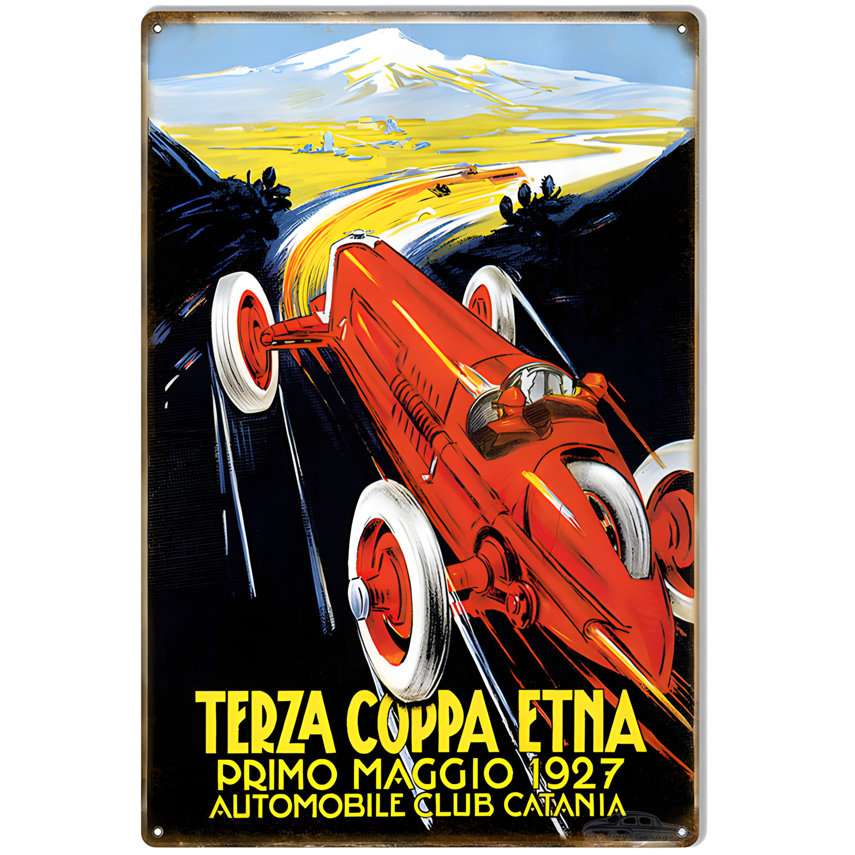 Automobile Club Speedway Metal Sign - 12" x 18"