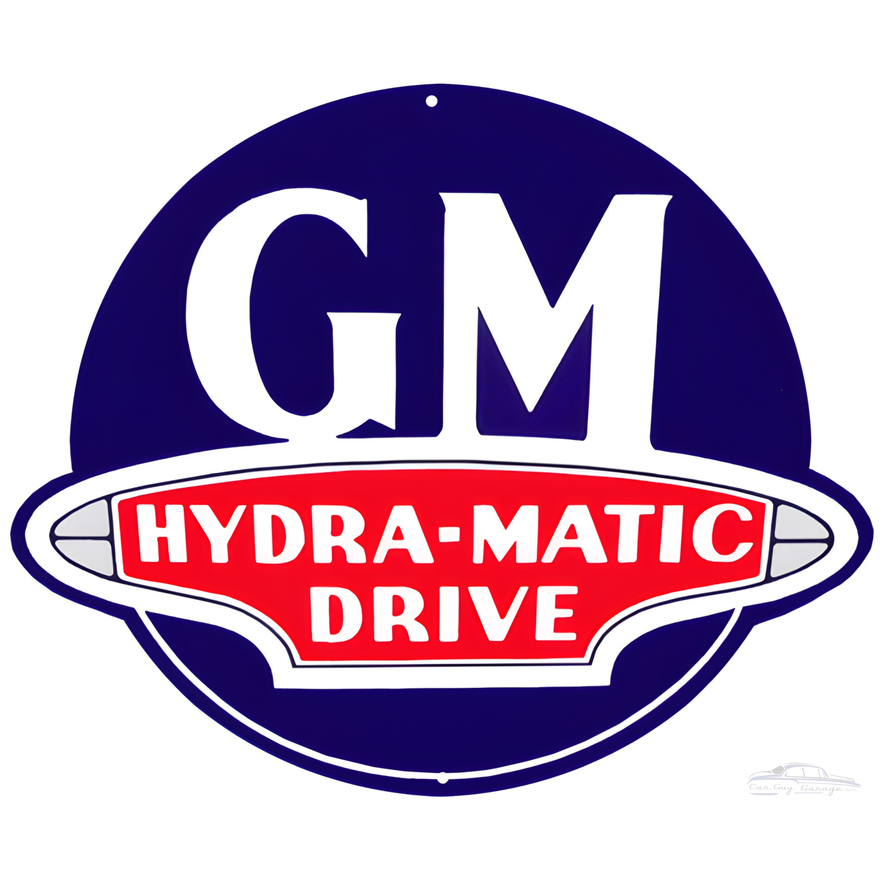 GM Hydro Matic Drive Cut Out Metal Sign - 20" x 16"
