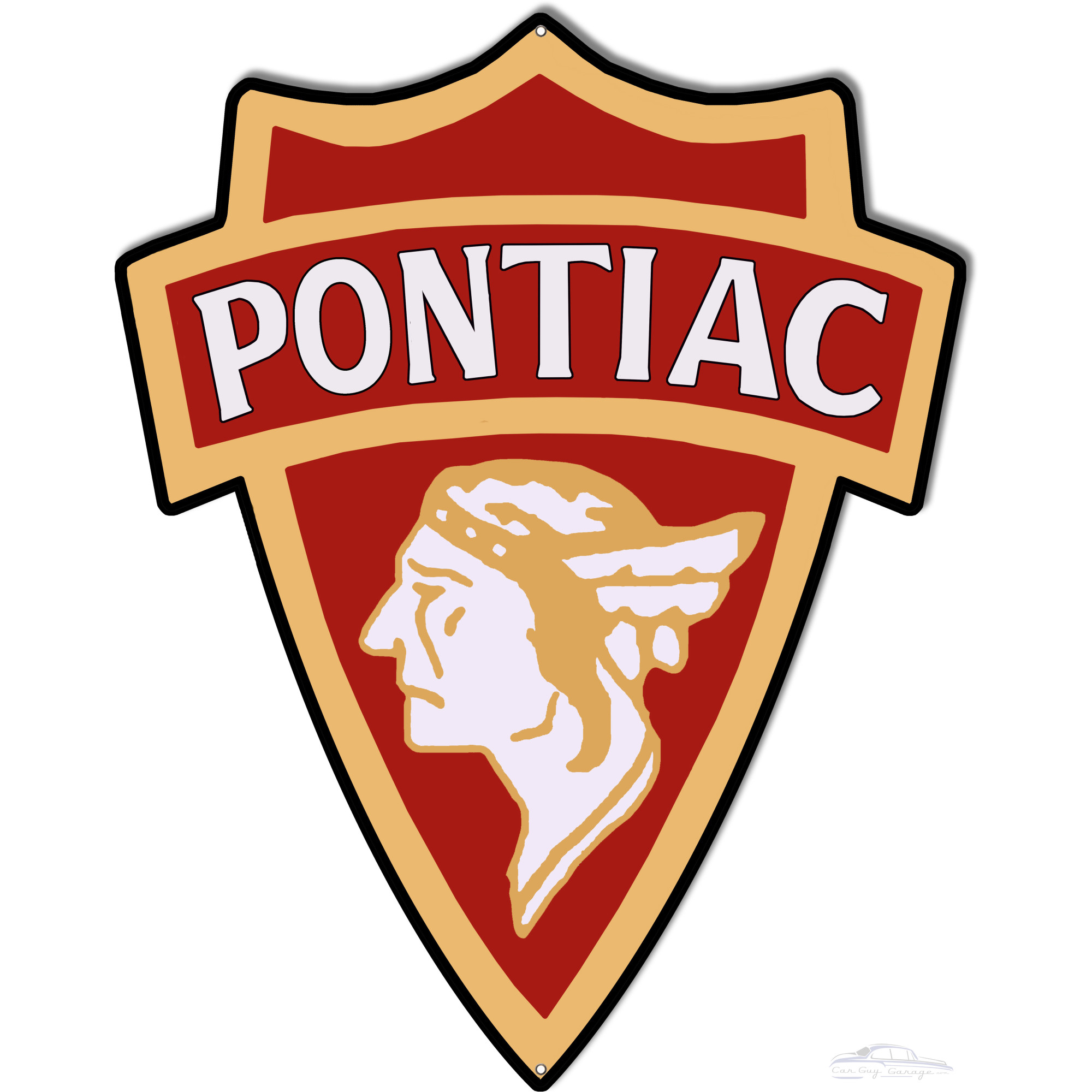 Pontiac Metal Sign - 16" x 20"
