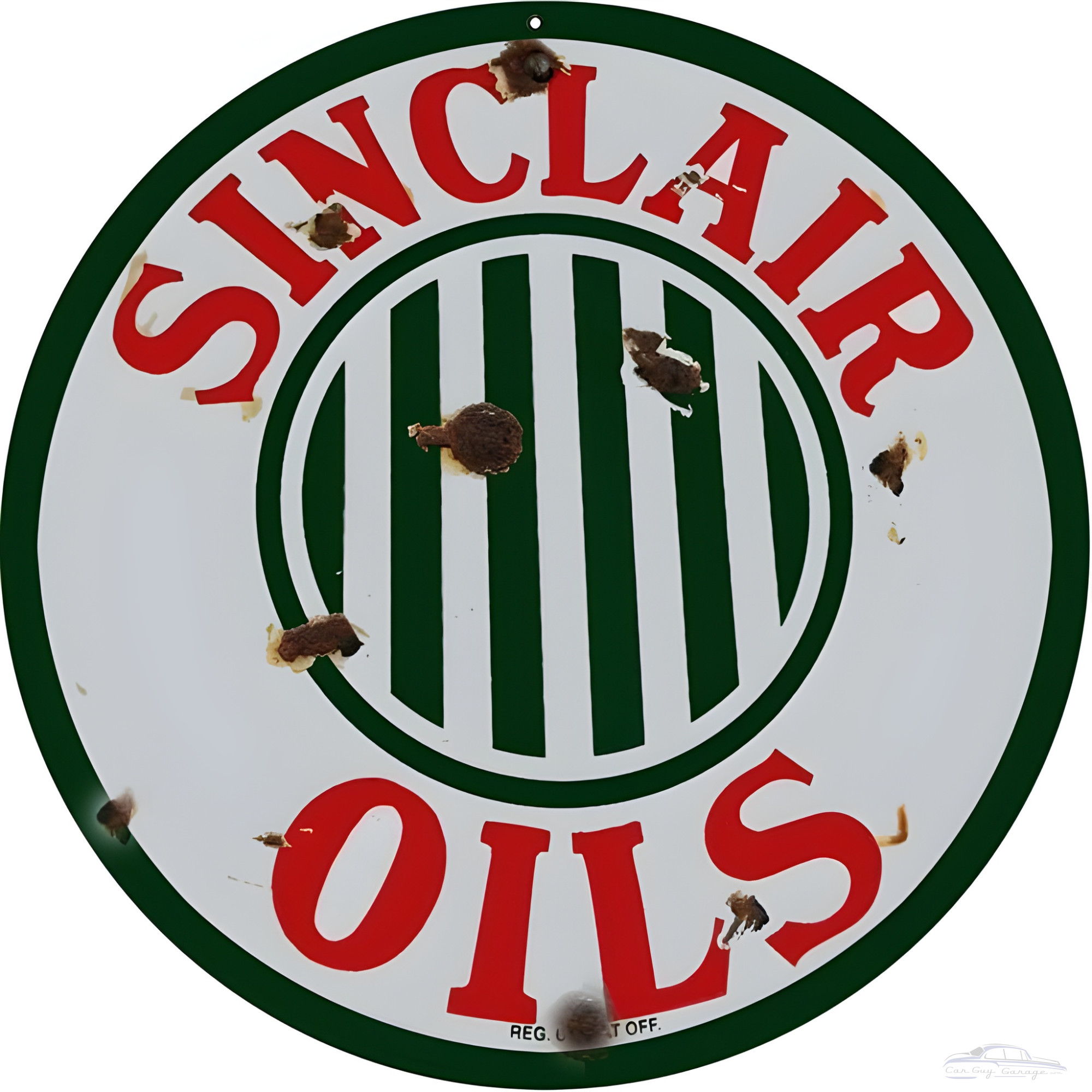 Sinclair Motor Oils Metal Sign - 14" Round