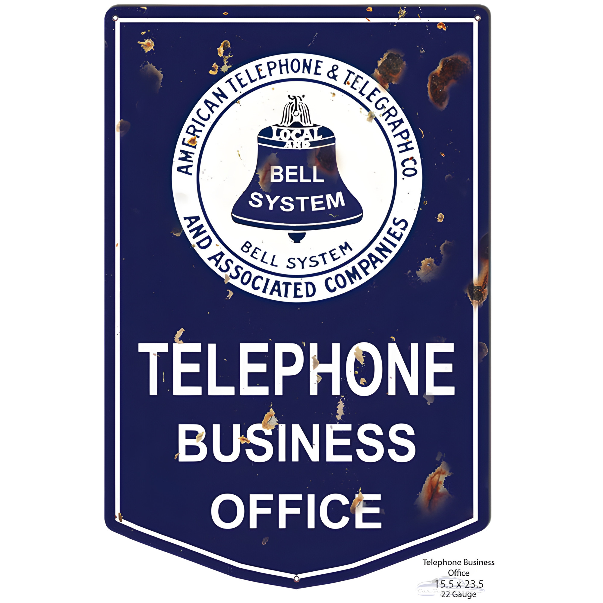 Bell Telephone Business Office Metal Sign - 15.5" x 23.5"
