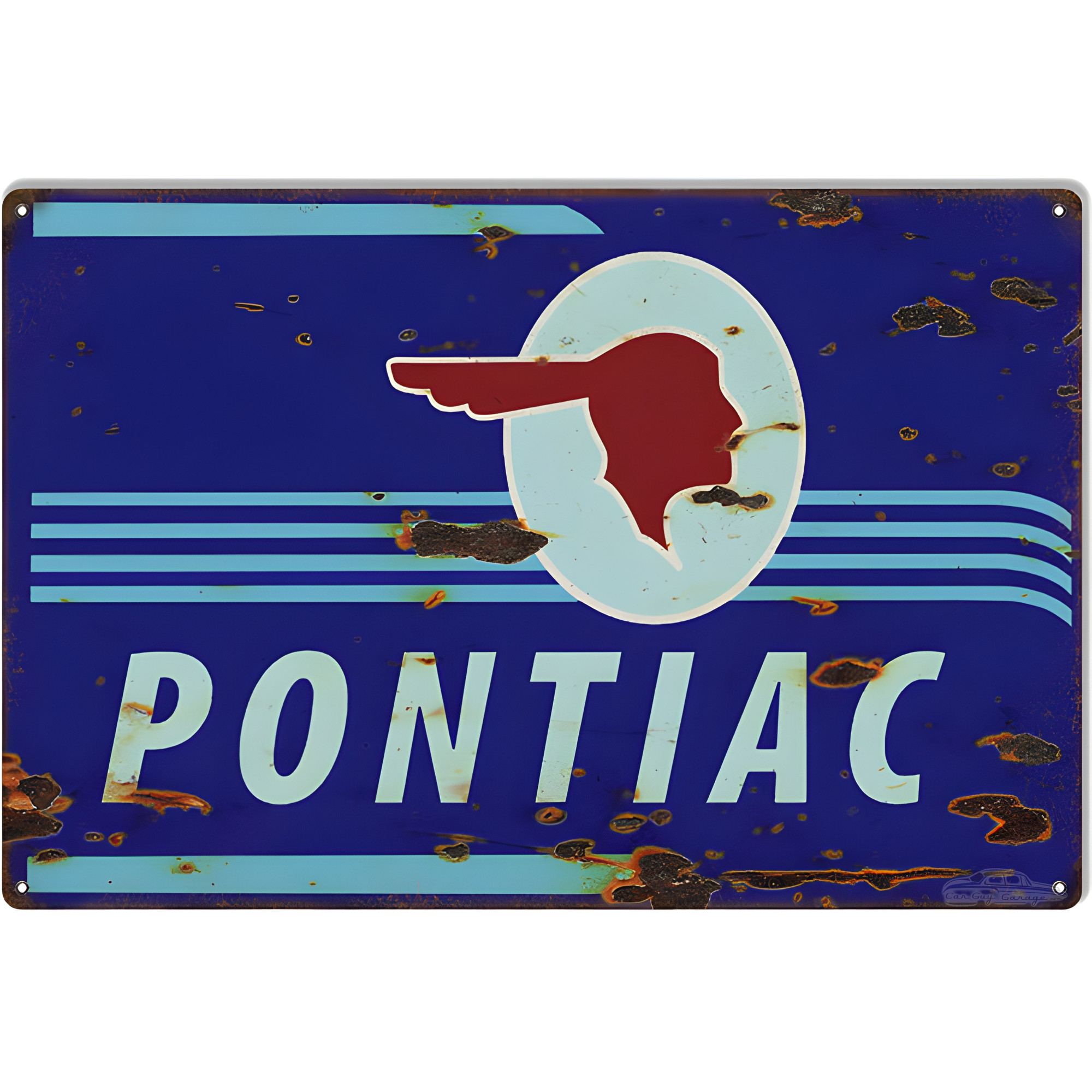 Pontiac Gas Station Metal Sign - 12" x 18"