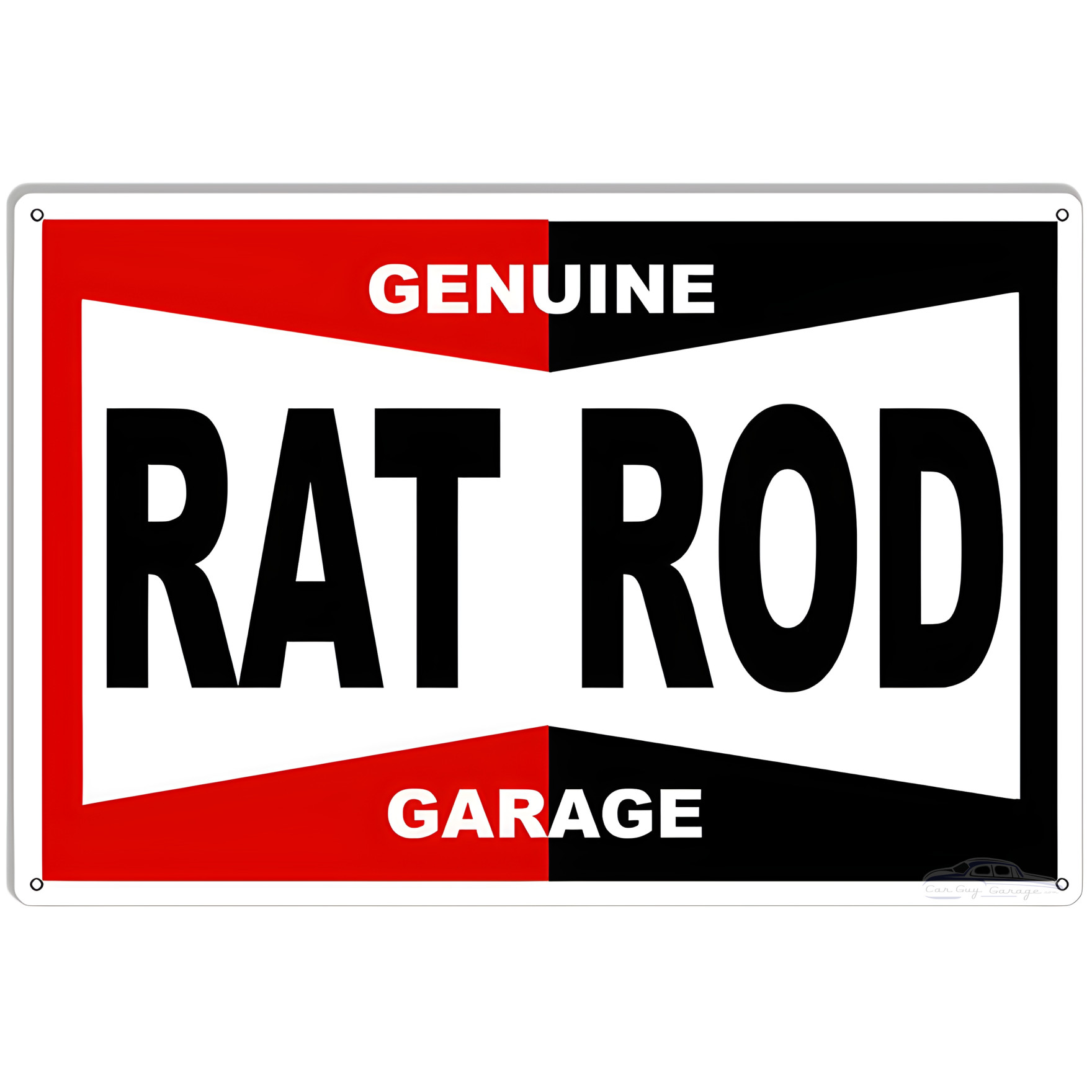Rat Rod Genuine Garage Reproduction Metal Sign - 12" x 18"