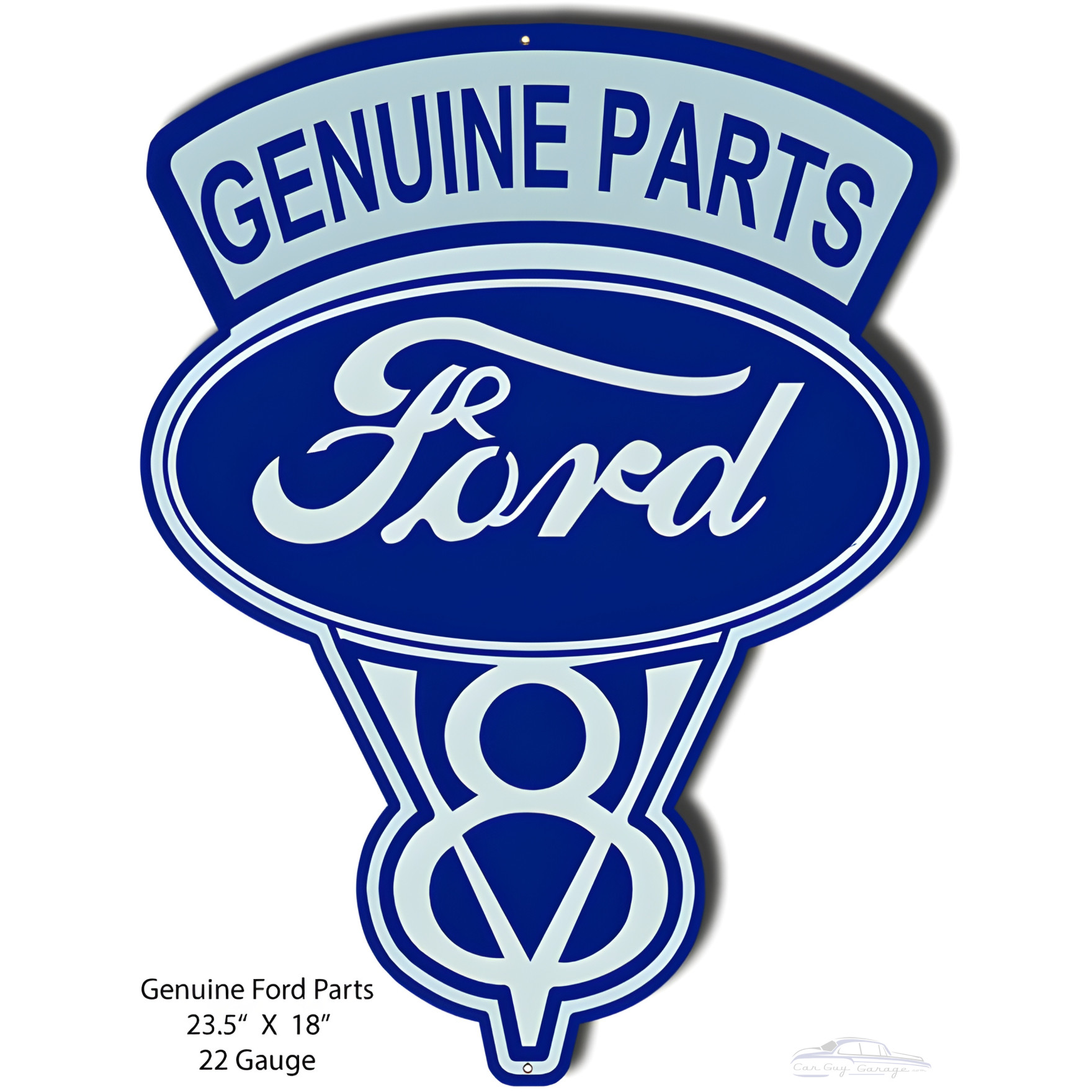 Ford Genuine Parts Metal Sign - 18" x 23.5"