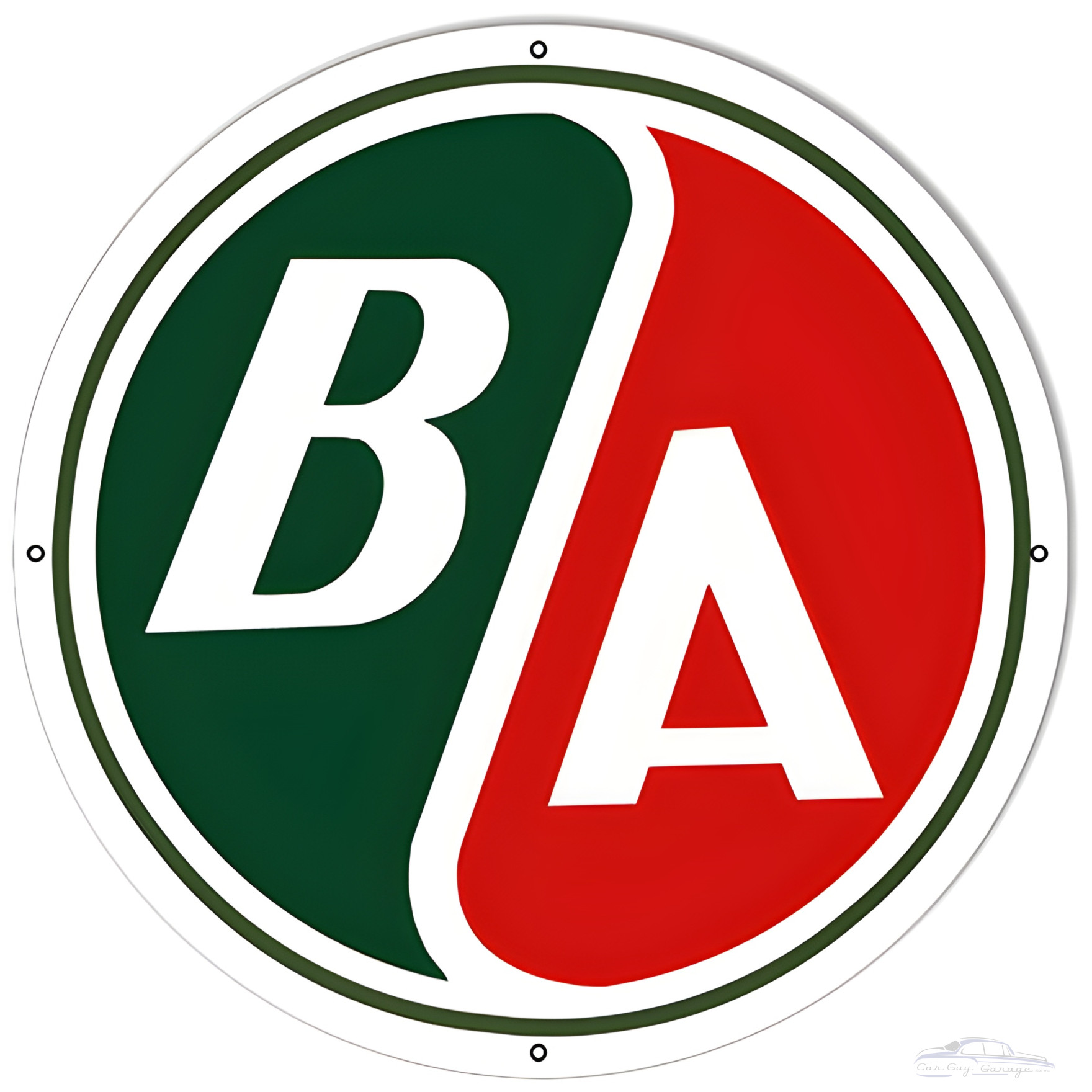British Petroleum Gas And Motor Oil Reproduction Metal Sign - 24" round