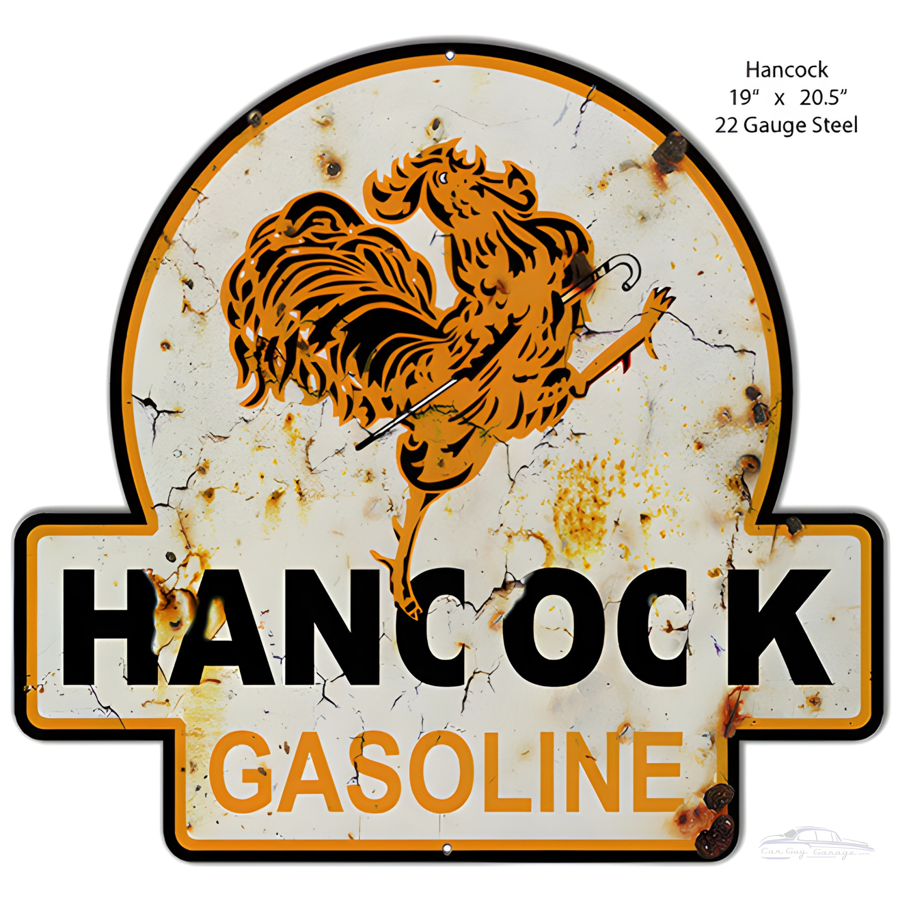 Reproduction Laser Cut Out Metal Sign - 18" x 19"