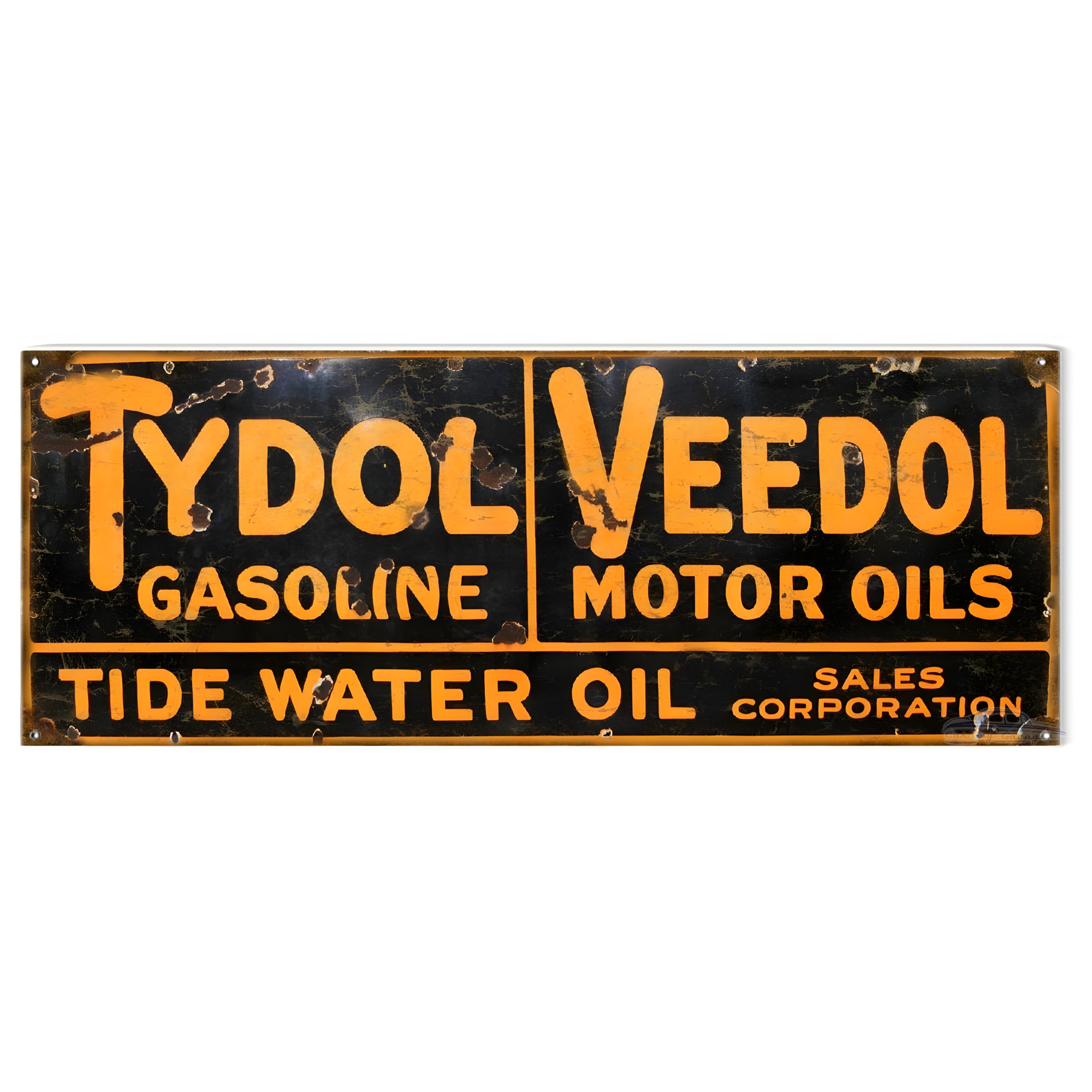 Tydol Veedol Motor Oils Metal Sign - 8" x 24"