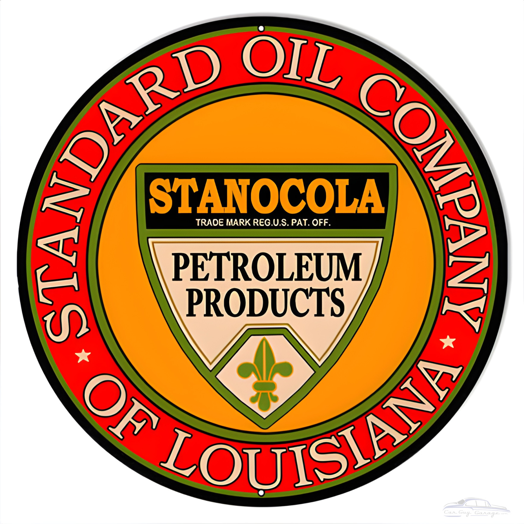 Standard Oil Company Gas Station Metal Sign - 14" x 14"