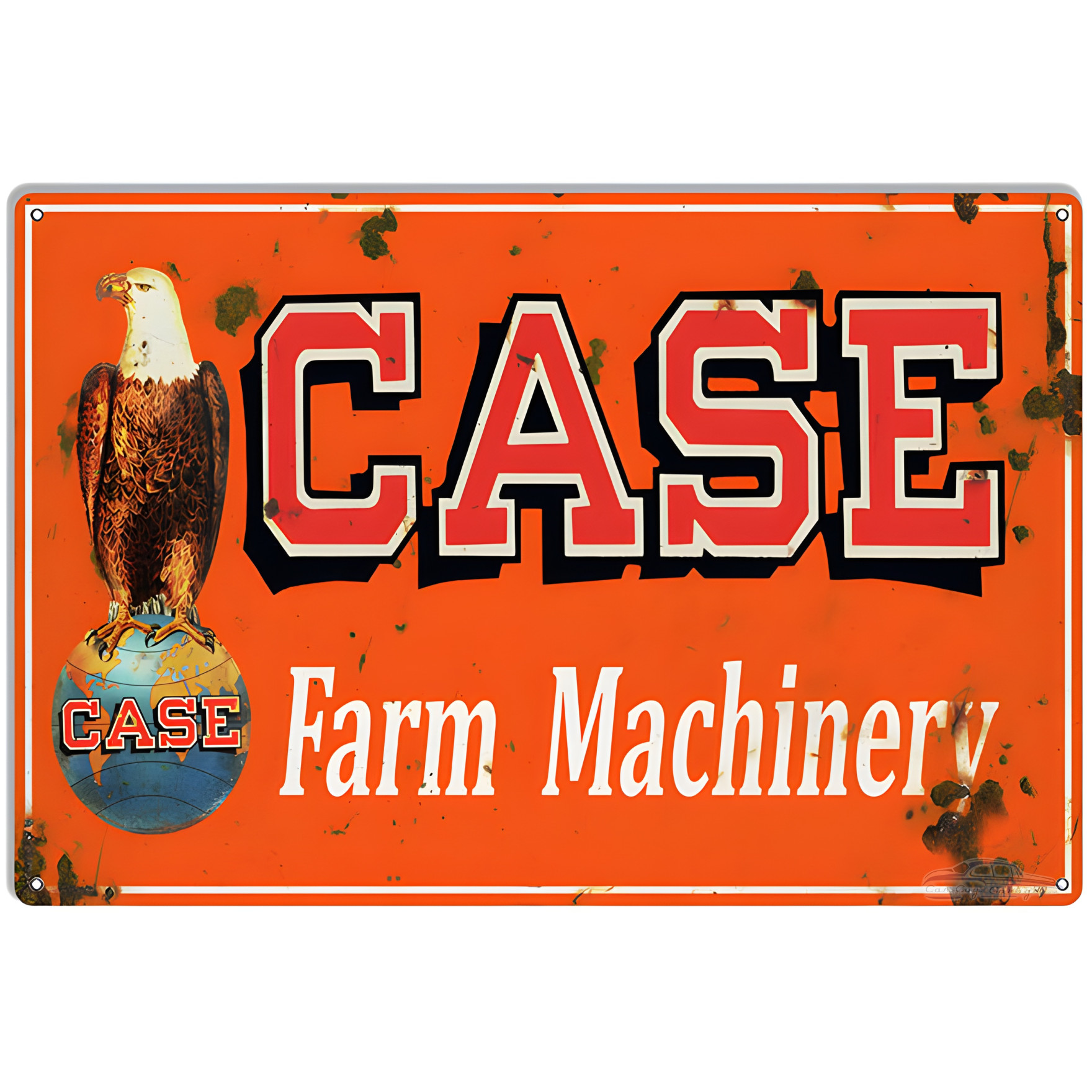 Case Farm Machinery Reproduction Large Country Metal Sign - 16" x 24"