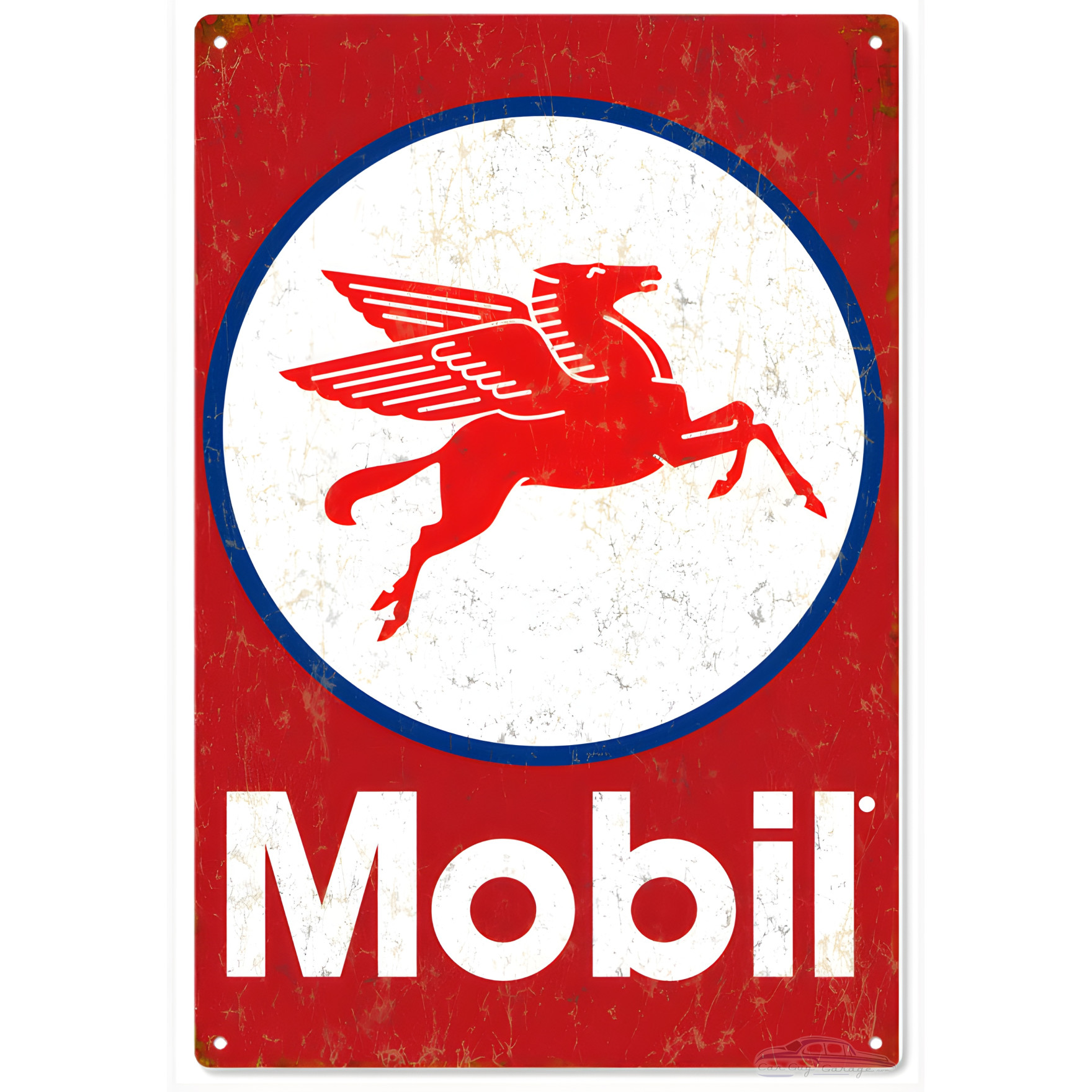 Mobil Oil Metal Sign - 12" x 18"
