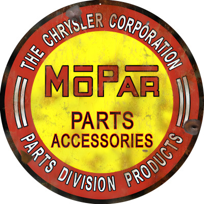 Chrysler Corporation Parts Division MoPar Parts Accessories Metal Sign ...