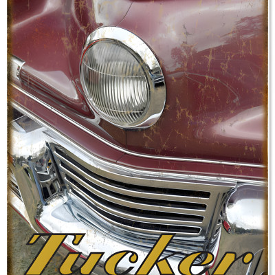 Tucker Motor Cars Metal Sign - 12" x 18"