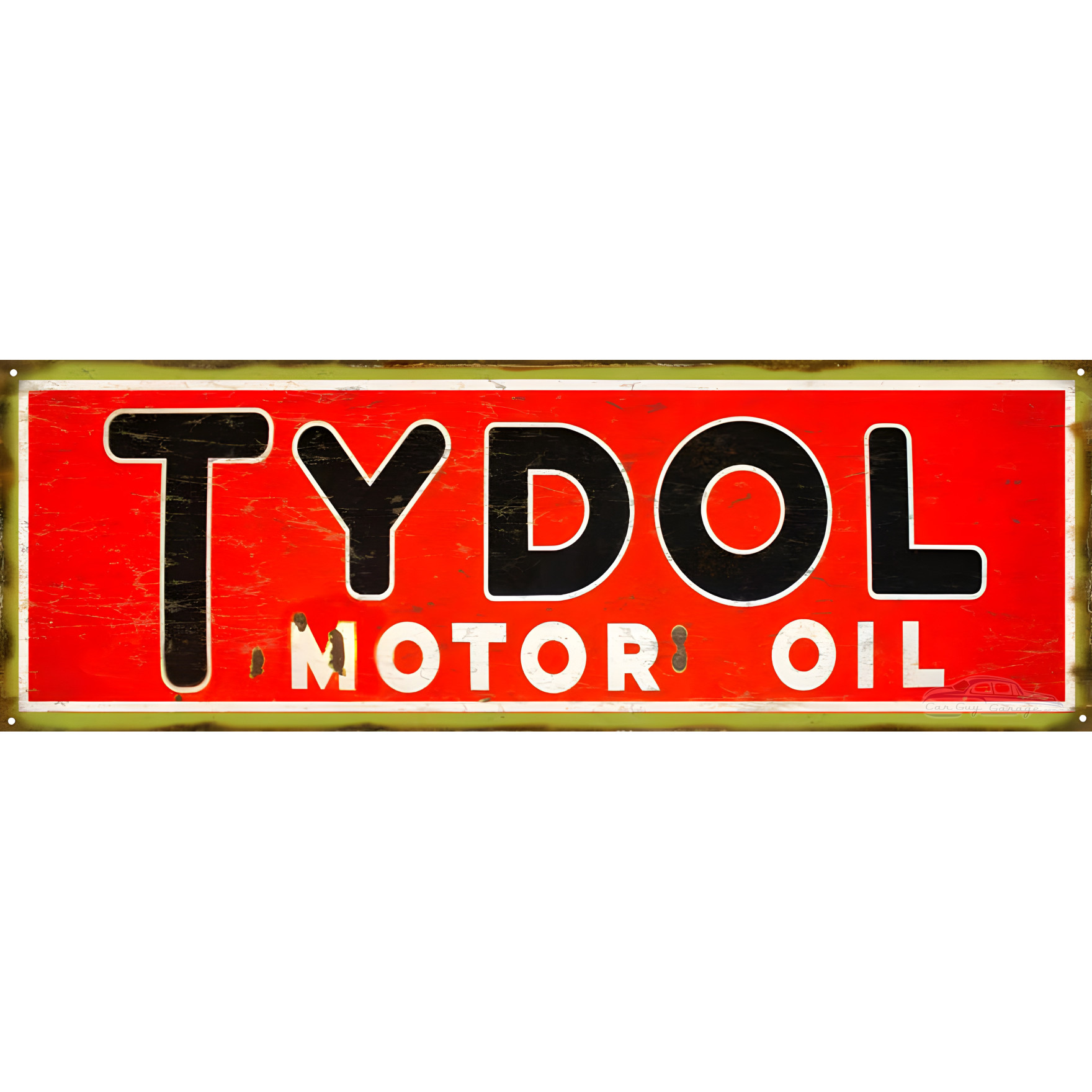 Tydol Motor Oil Metal Sign - 6" x 18"
