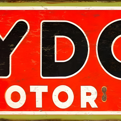 Tydol Motor Oil Metal Sign - 8" x 24"