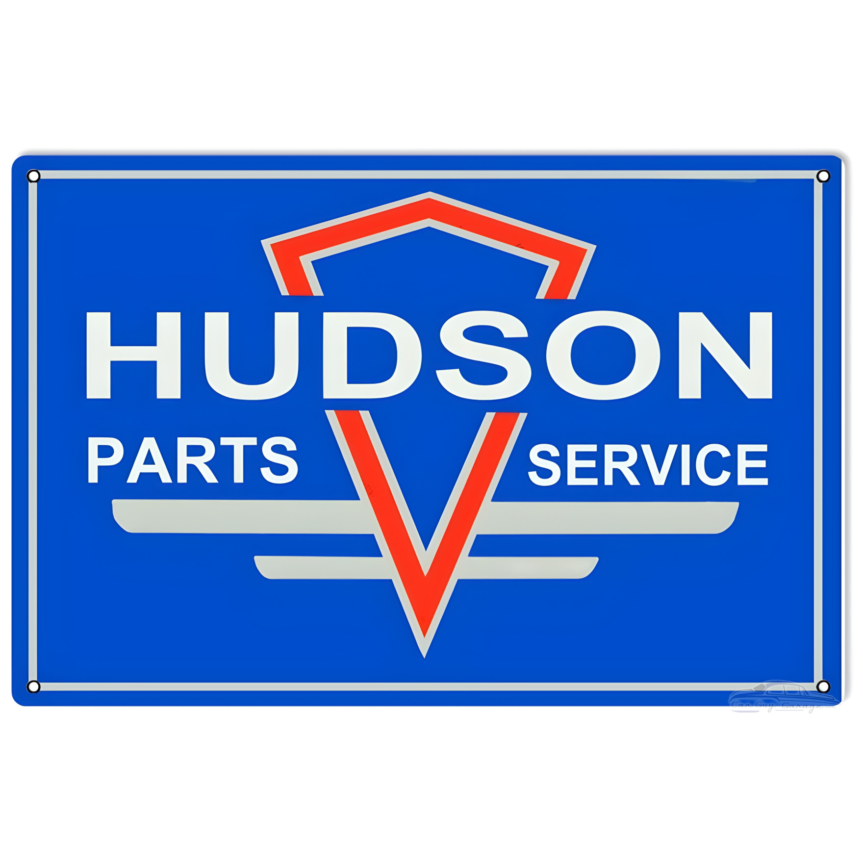 Hudson Parts And Service Motor Oil Metal Sign - 12" x 18"