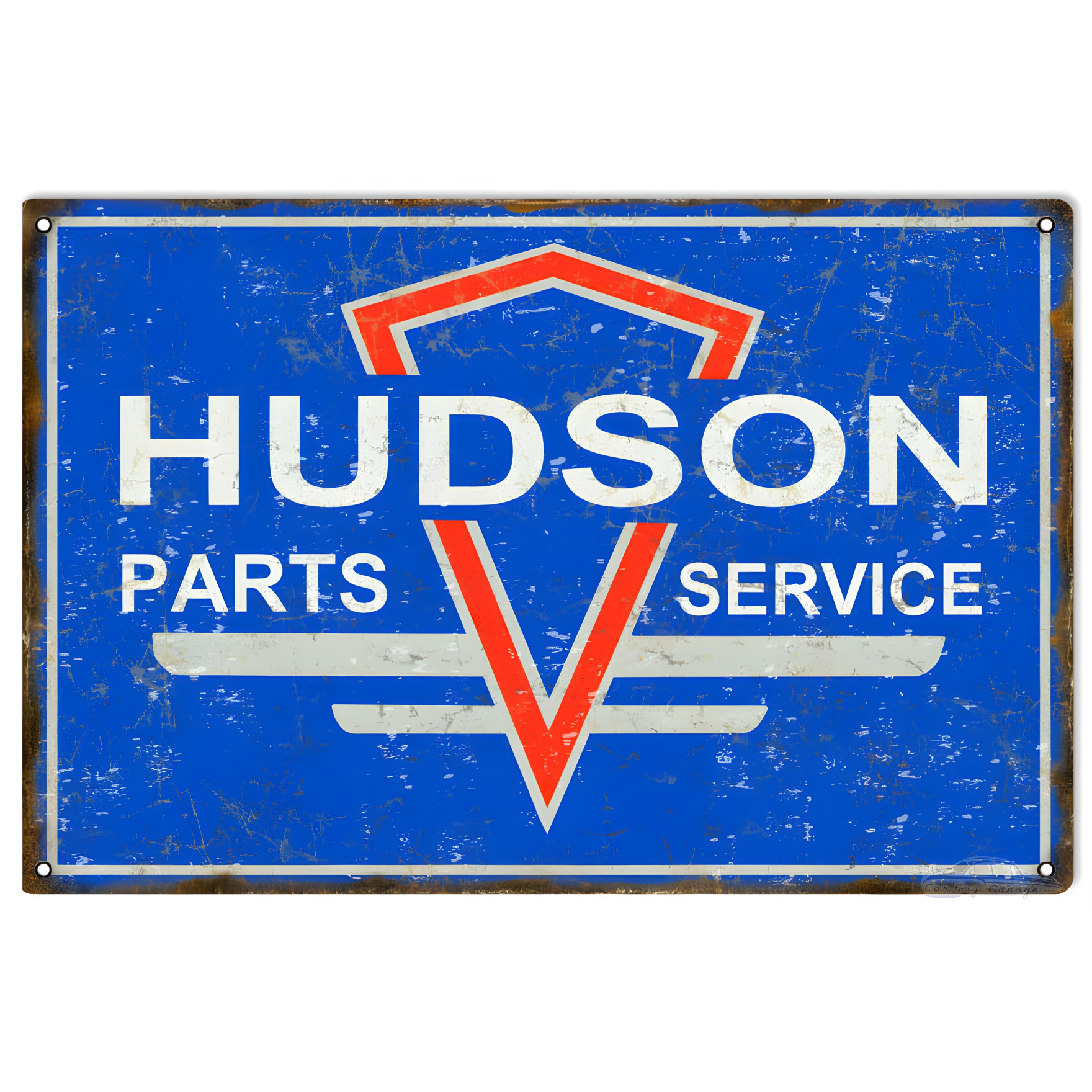 Hudson Parts And Service Metal Sign - 12" x 18"