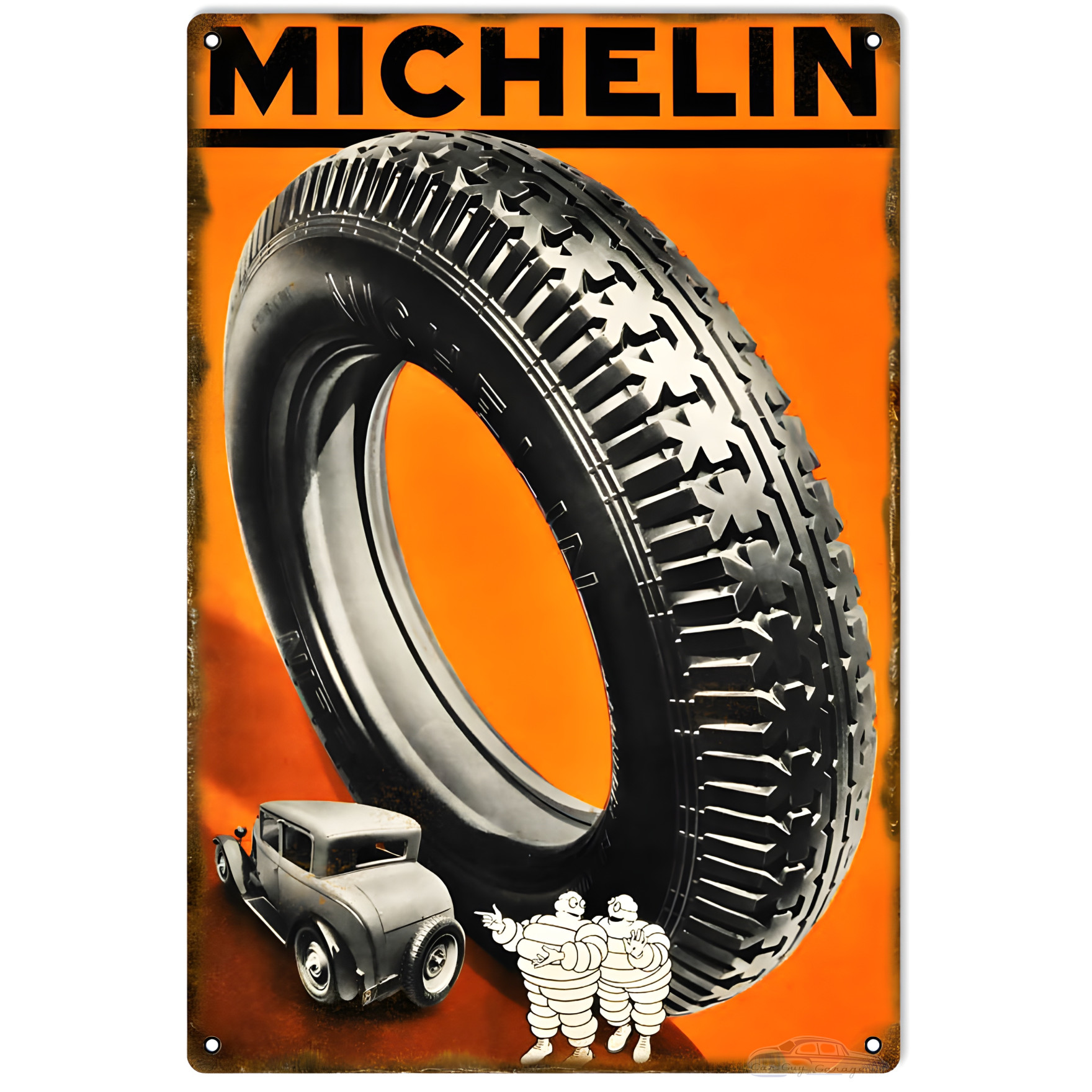 Michelin Tire Metal Sign - 12" x 18"
