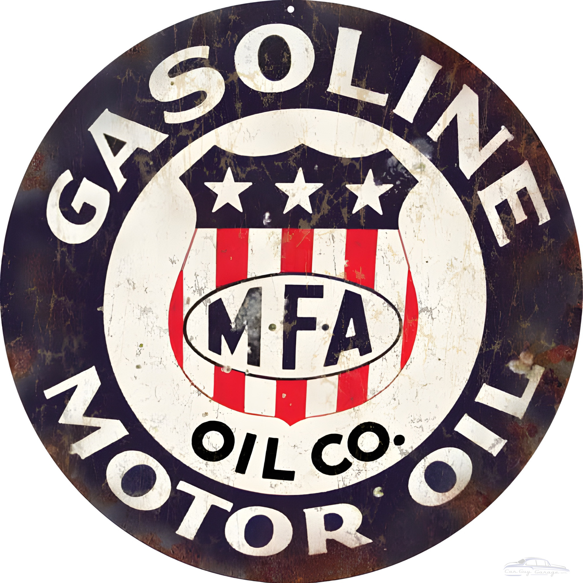 MFA Motor Oil Metal Sign - 14" Round
