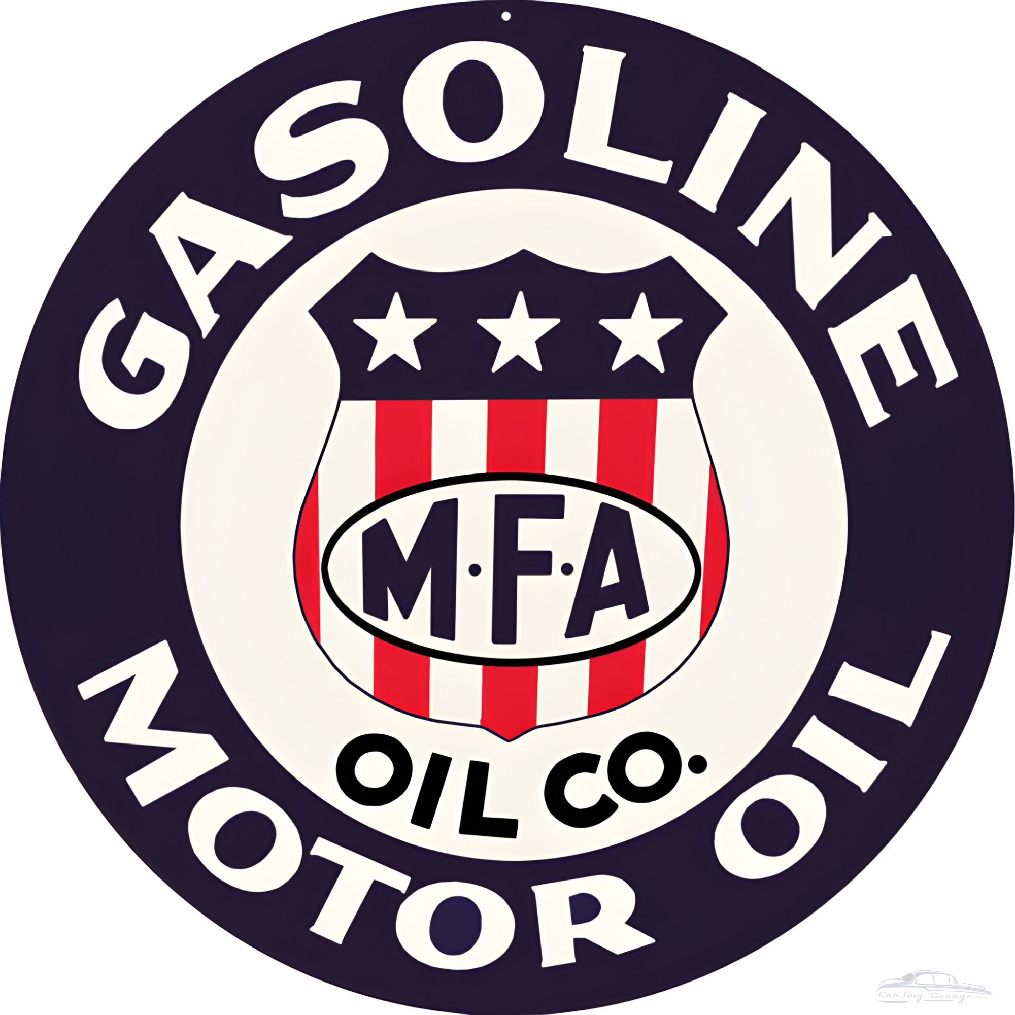 MFA Motor Oil Metal Sign - 18" Round