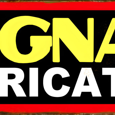 Signal Lubrication Metal Sign - 8" x 24"