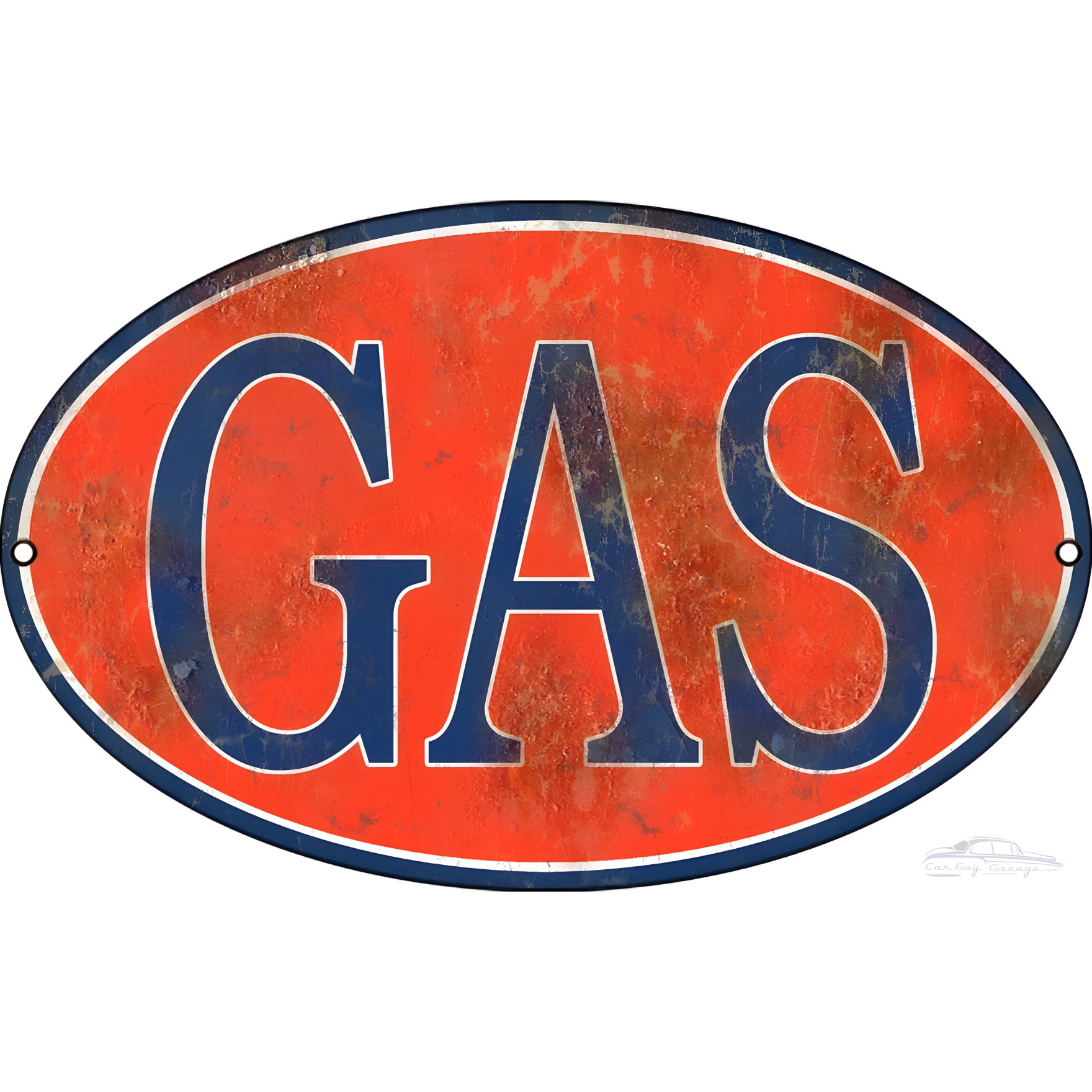 Reproduction Nostalgic Gas Sign Metal Sign - 9" x 14"