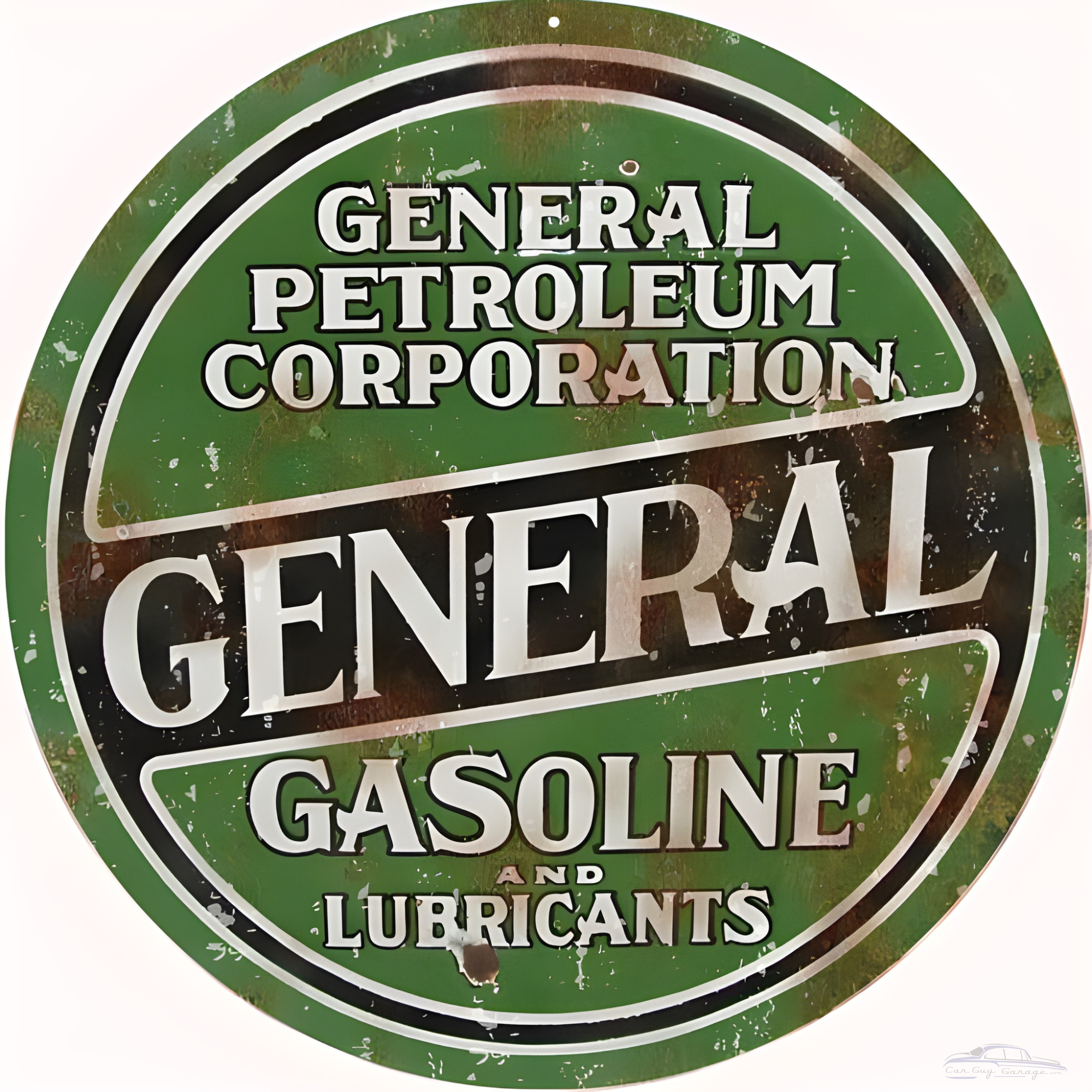 General Gasoline Metal Sign - 30" Round