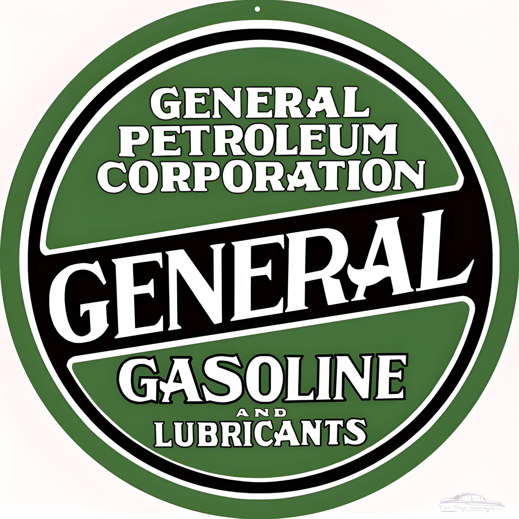 General Gasoline Metal Sign - 30" Round