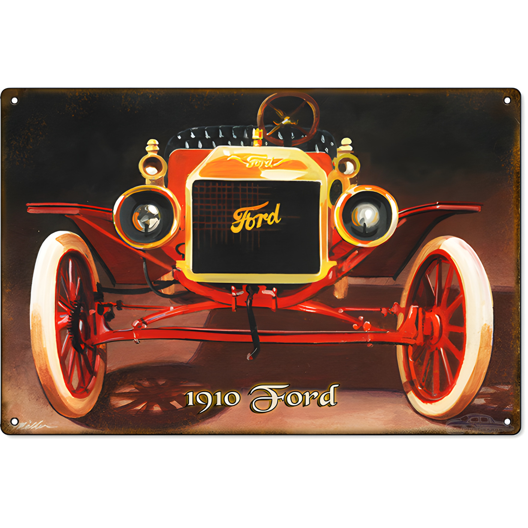 Ford Model T Grille Metal Sign - 12" x 18"
