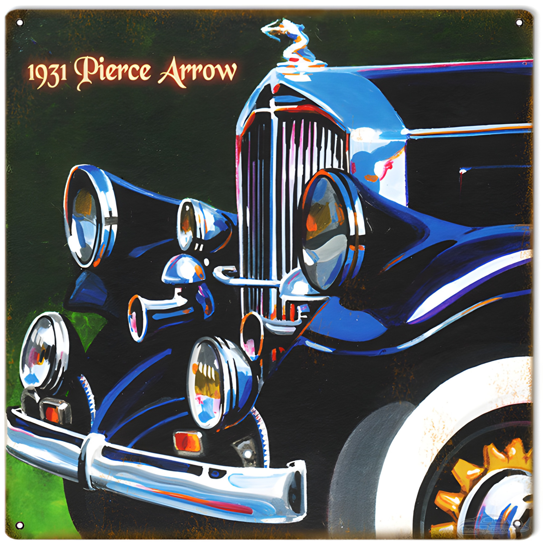 Ford Model T Grille Metal Sign - 12" x 12"