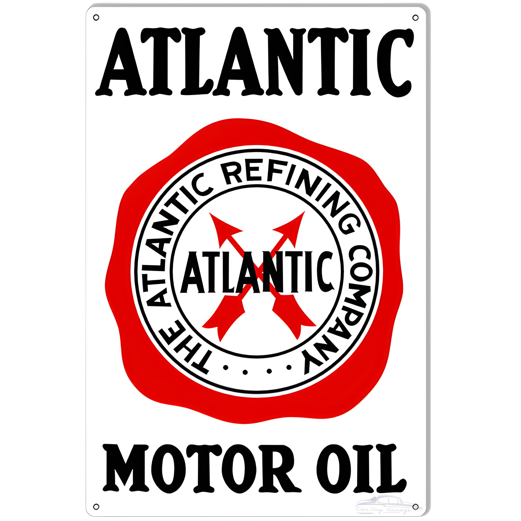 Atlantic Refining Company Motor Oil Metal Sign - 16" x 24"