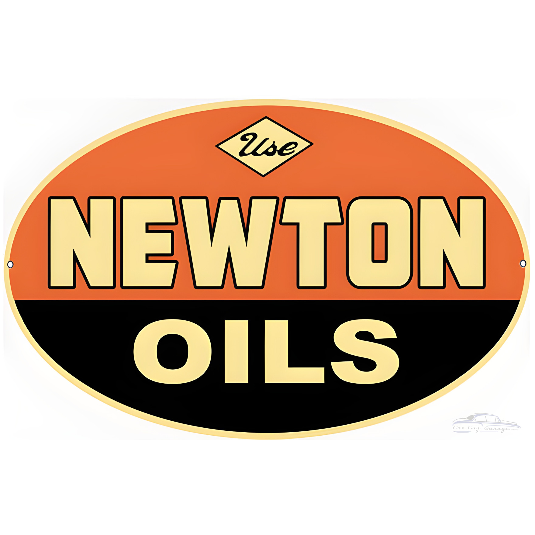 Newton Oils Motor Oil Metal Sign - 11" x 18"