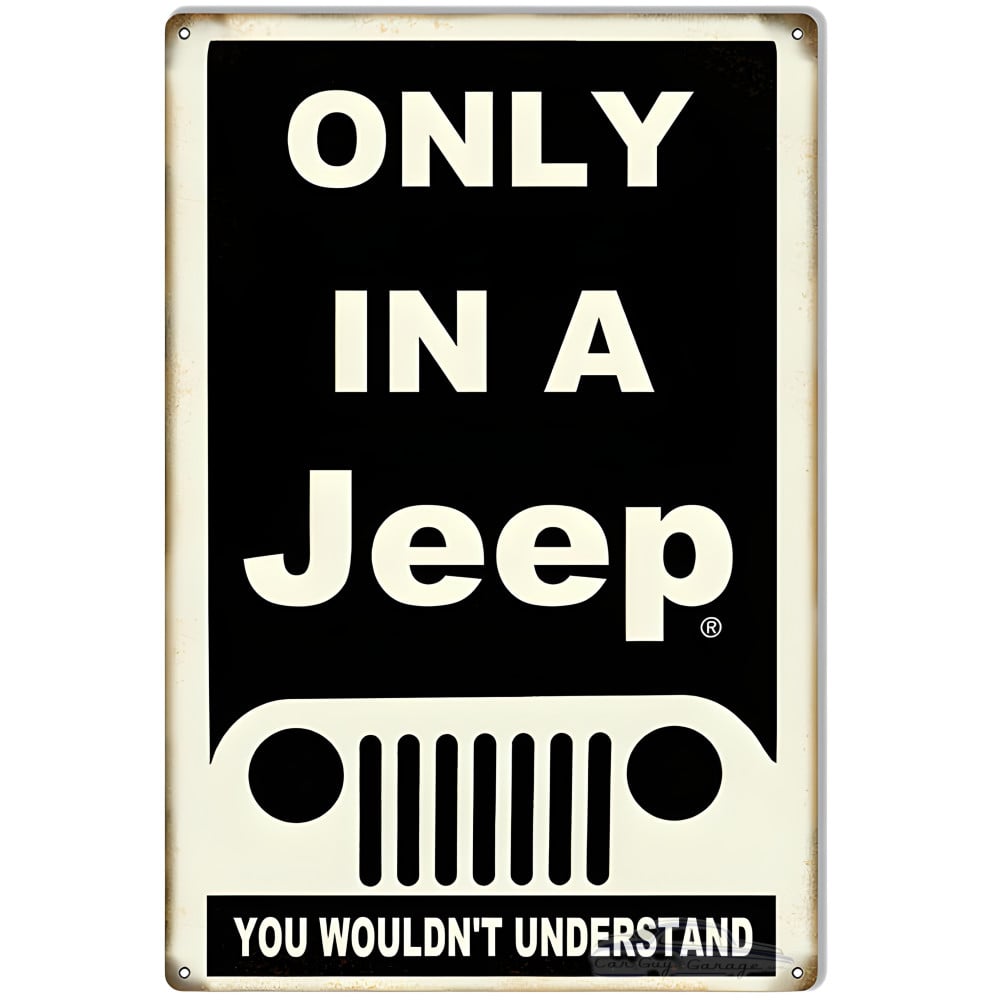 Jeep LED Sign - 15" Diameter, Indoor Use, Energy Efficient