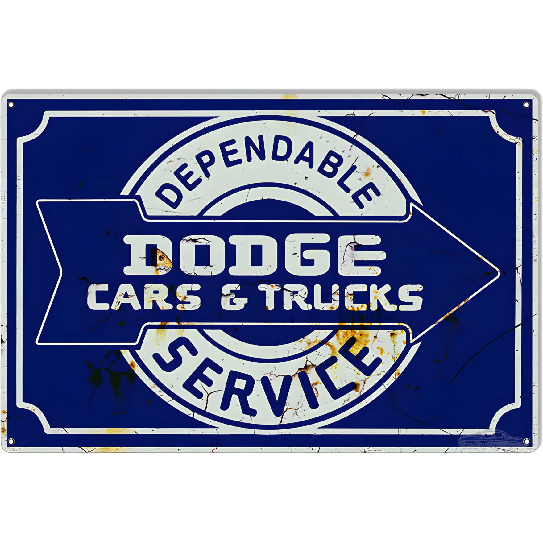Dodge Cars and Trucks Metal Sign - 12" x 18"