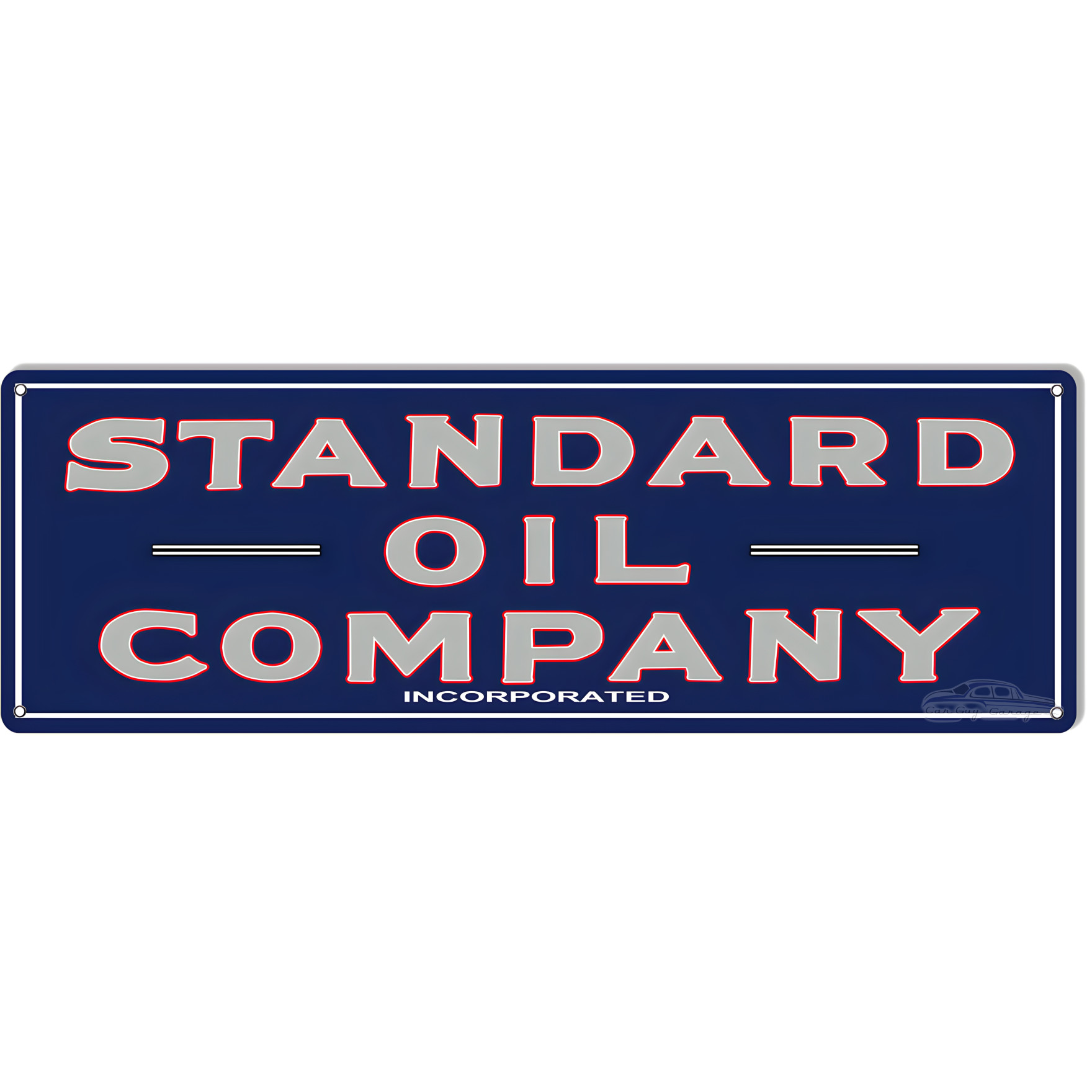 Standard Oil Company Motor Oil Metal Sign - 8" x 24"