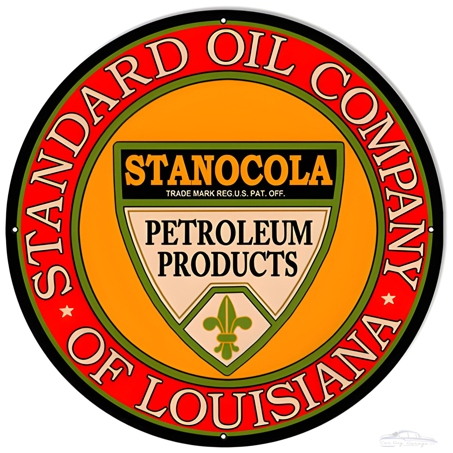 Standard Oil Company Gas Station Metal Sign - 18" x 18"