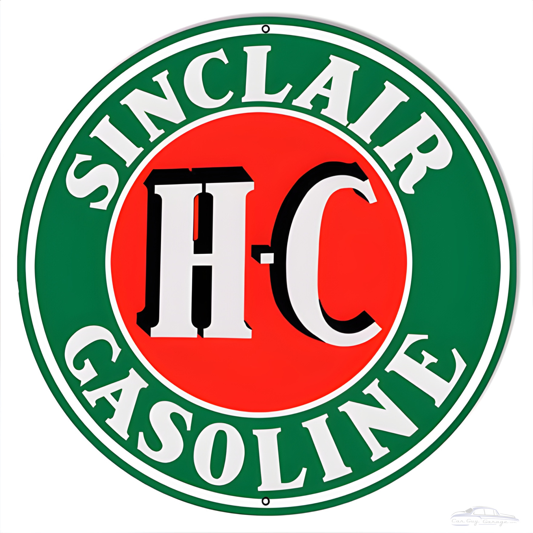 Sinclair Gasoline Reproduction Metal Sign - 14" Round