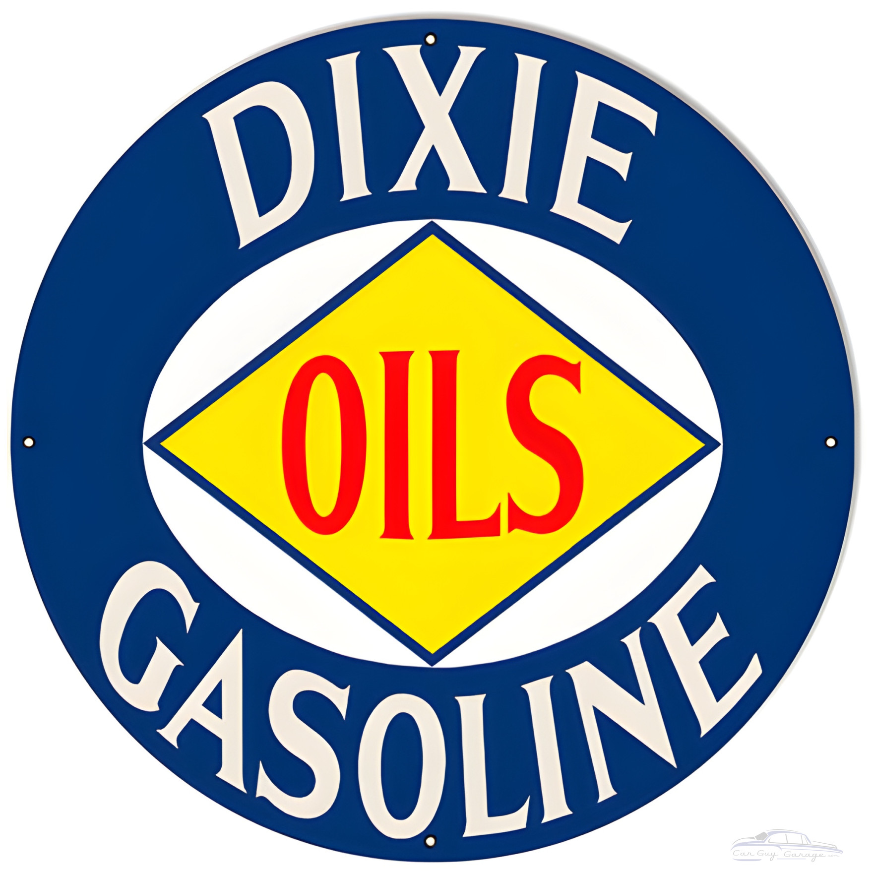 Dixie Oil Metal Sign - 24" x 24"