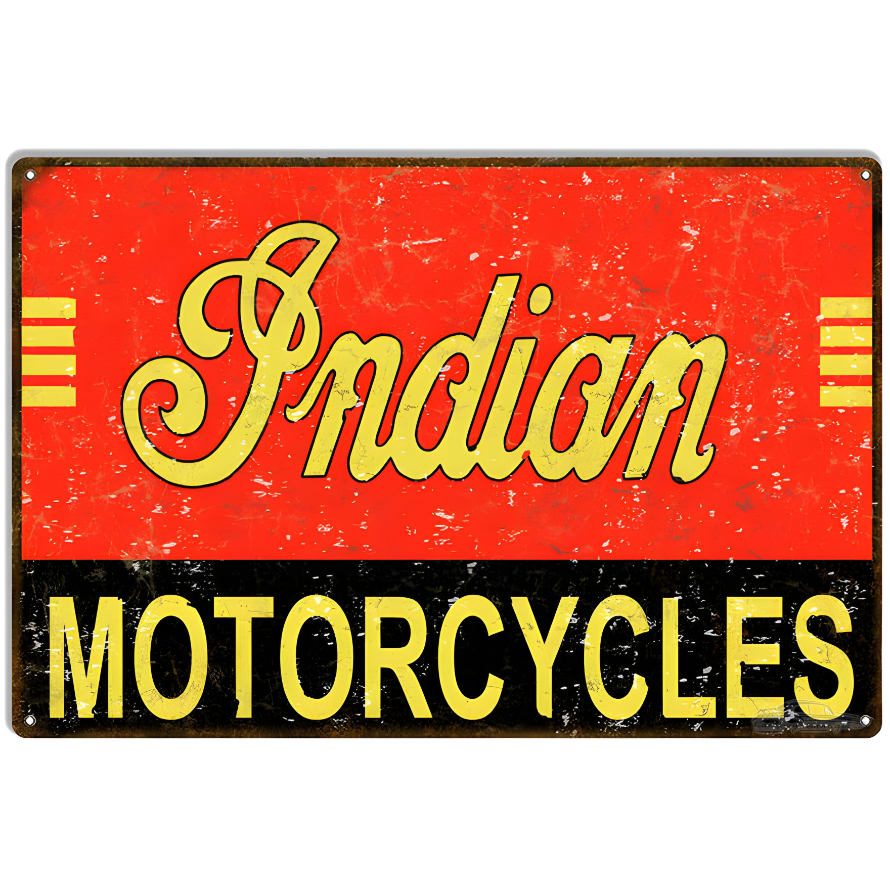 Indian Motorcycles Vintage Metal Sign - 12" x 18"