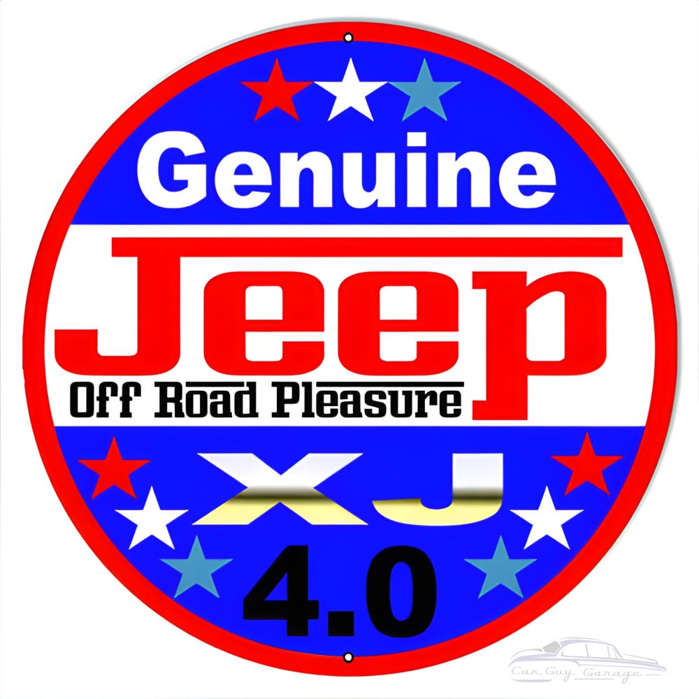 Jeep LED Sign - 15" Diameter, Indoor Use, Energy Efficient