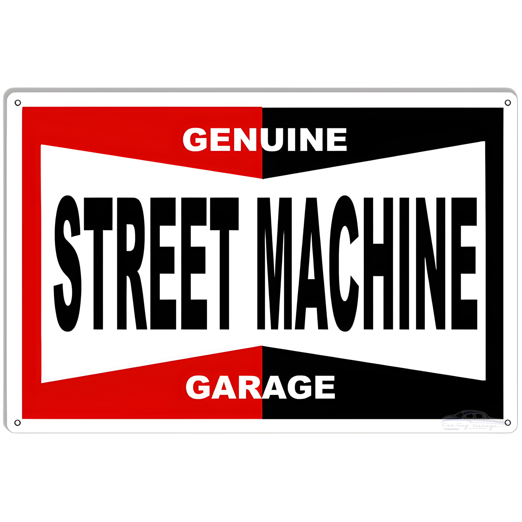 Genuine Hot Rod Garage Reproduction Metal Sign - 12" x 18"