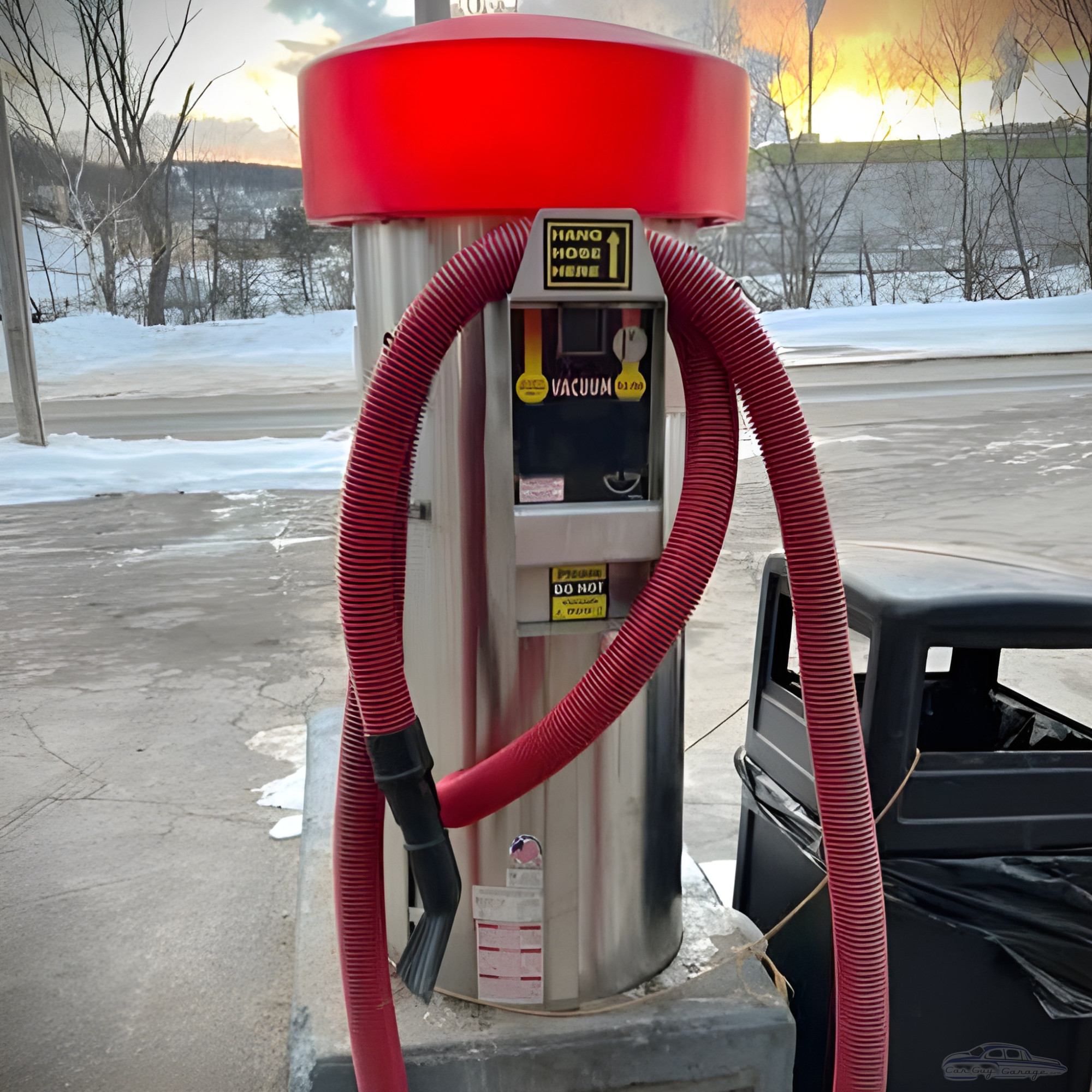 Commercial Coin-Operated Self-Serve Car Wash Vacuum - 220V 3 Motor