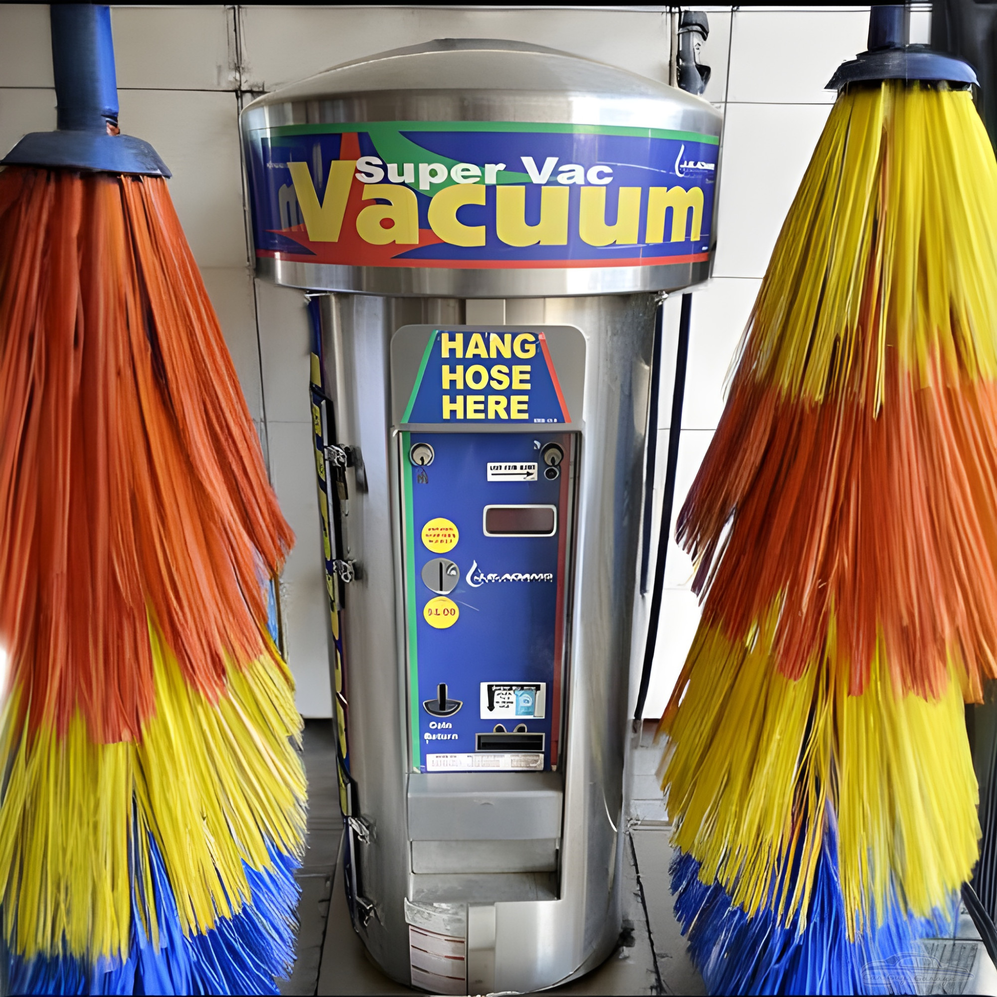 Self-Serve Coin & Bill-Operated Car Wash Vacuum - 120V 3 Motor